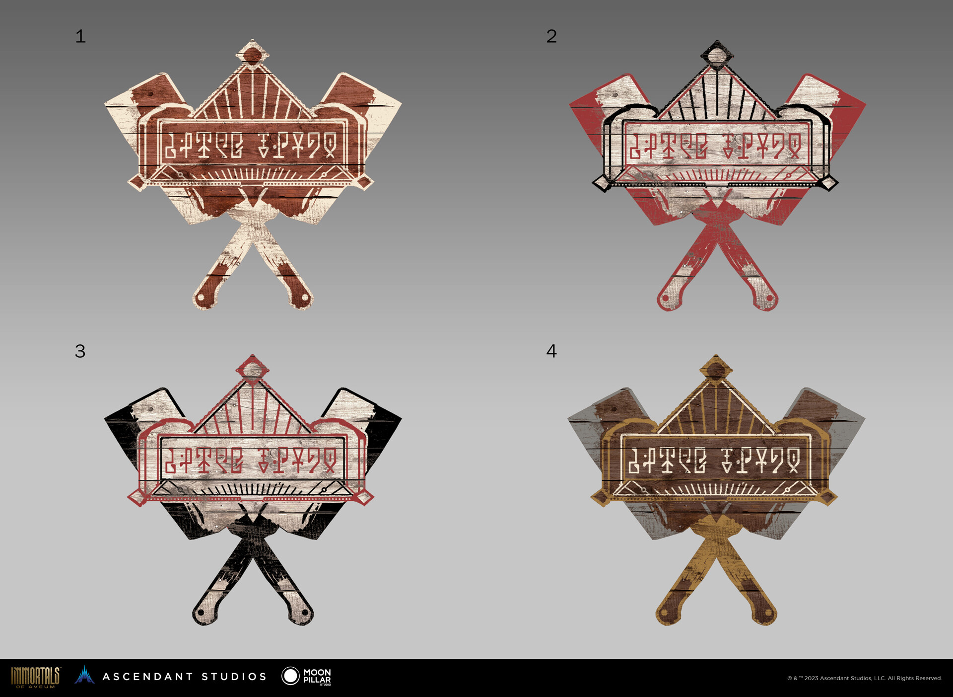 Moon Pillar Studio - Immortals of Aveum - Seren Signage and Posters