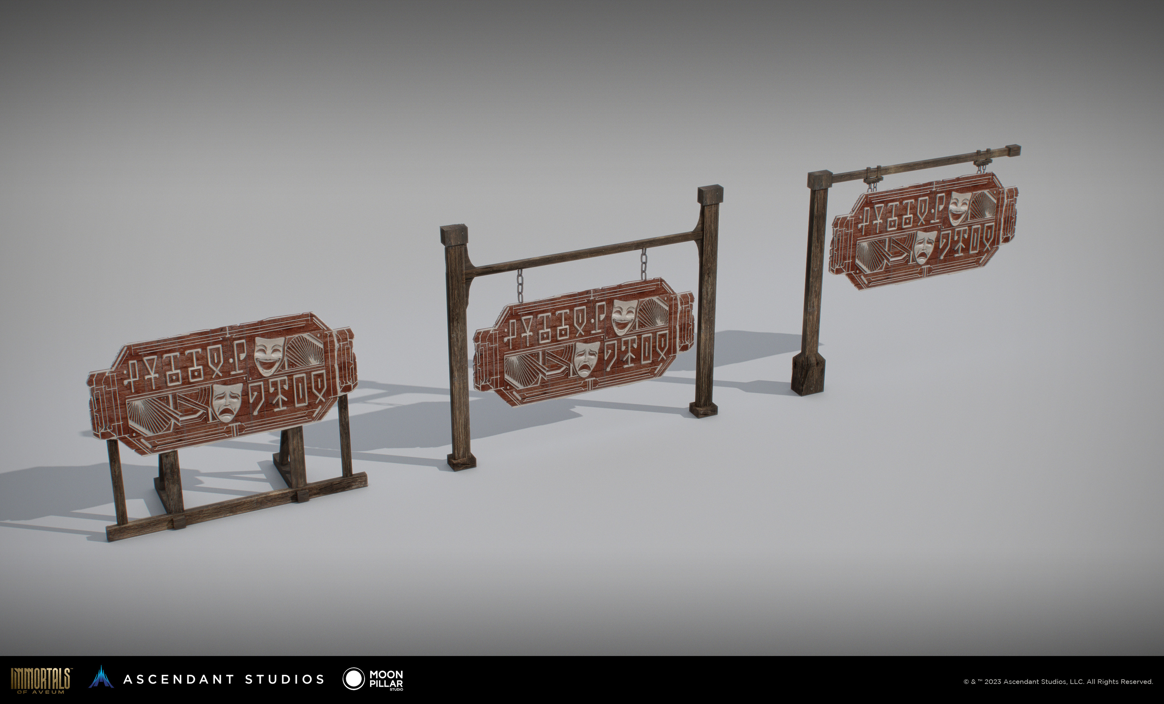 Moon Pillar Studio - Immortals of Aveum - Seren Signage and Posters