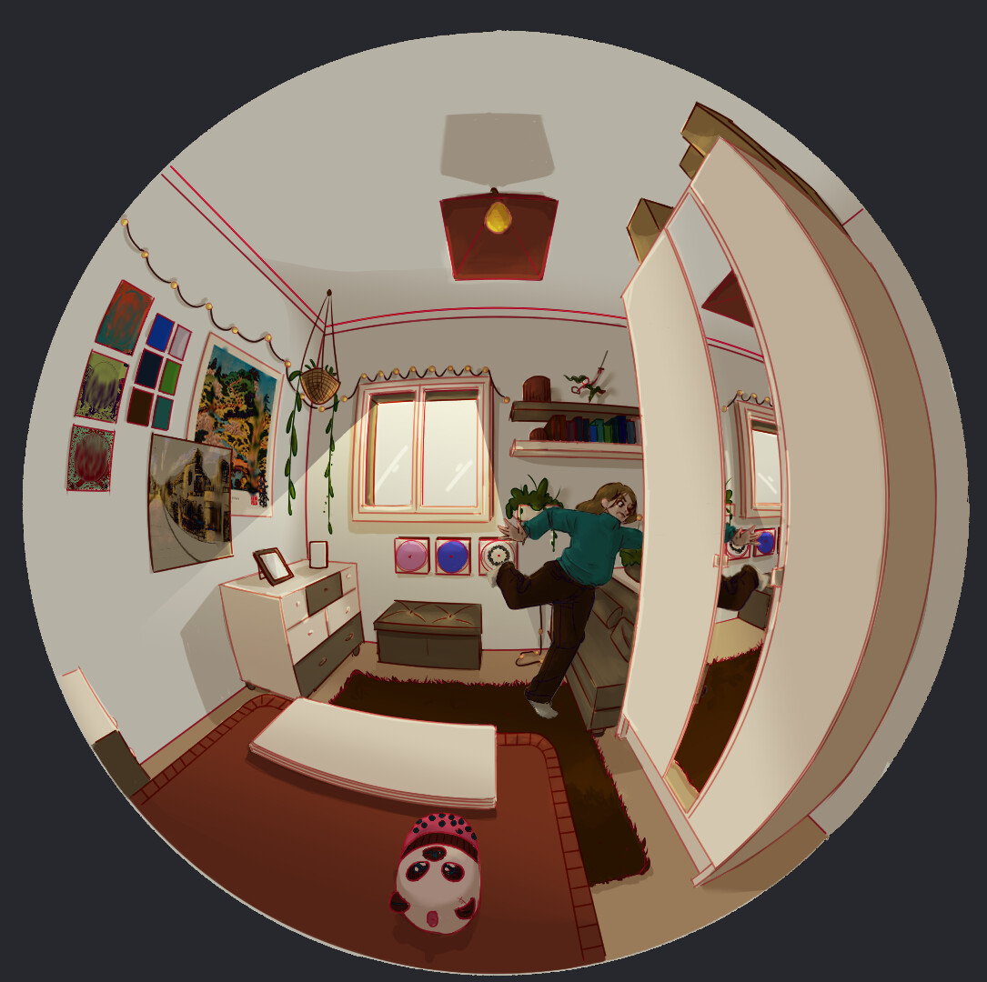 ArtStation - FISH EYE _ ROOM