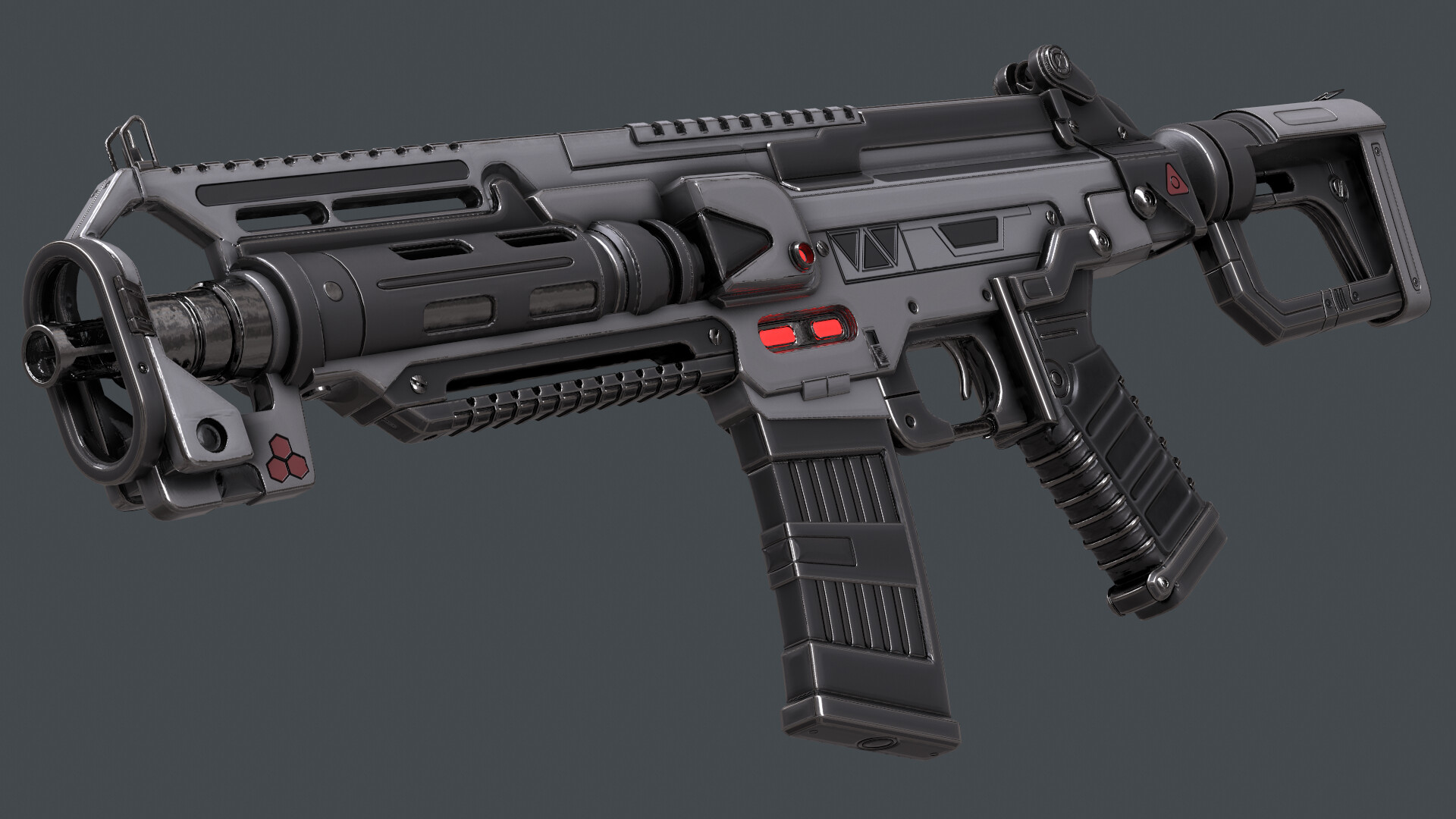 Ian MacMillan - Cyberpunk Style Assault Rifle