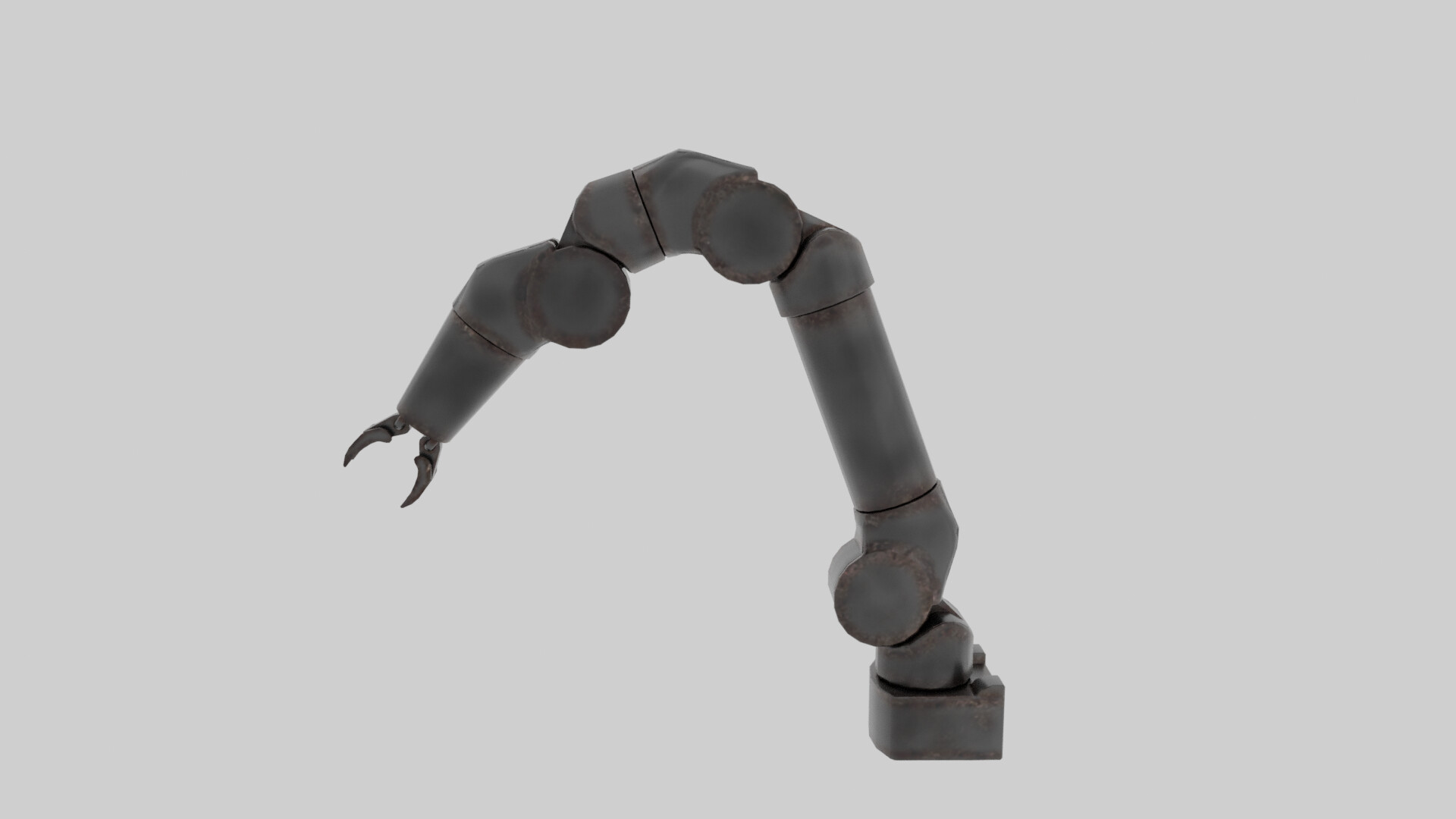 ArtStation - Rigging robotic arm. My sixth assignment from school.