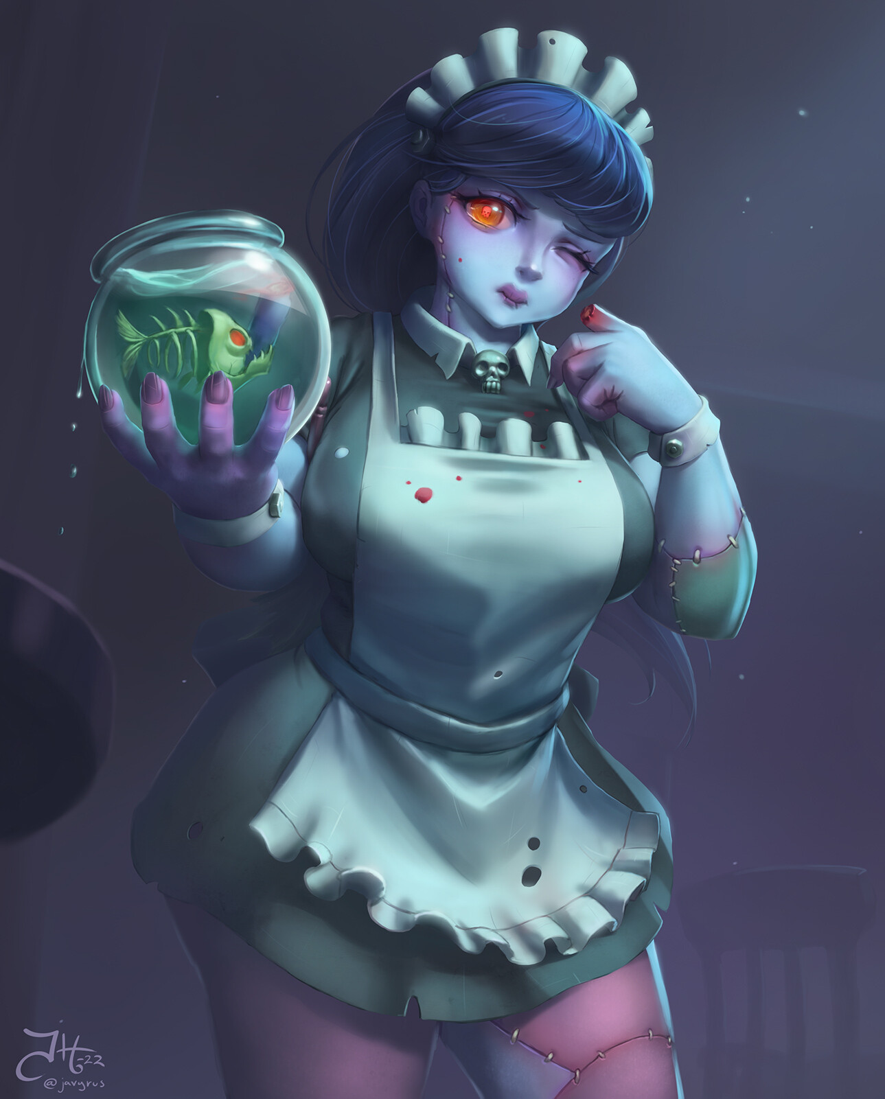 Artstation Flesh Golem Maid