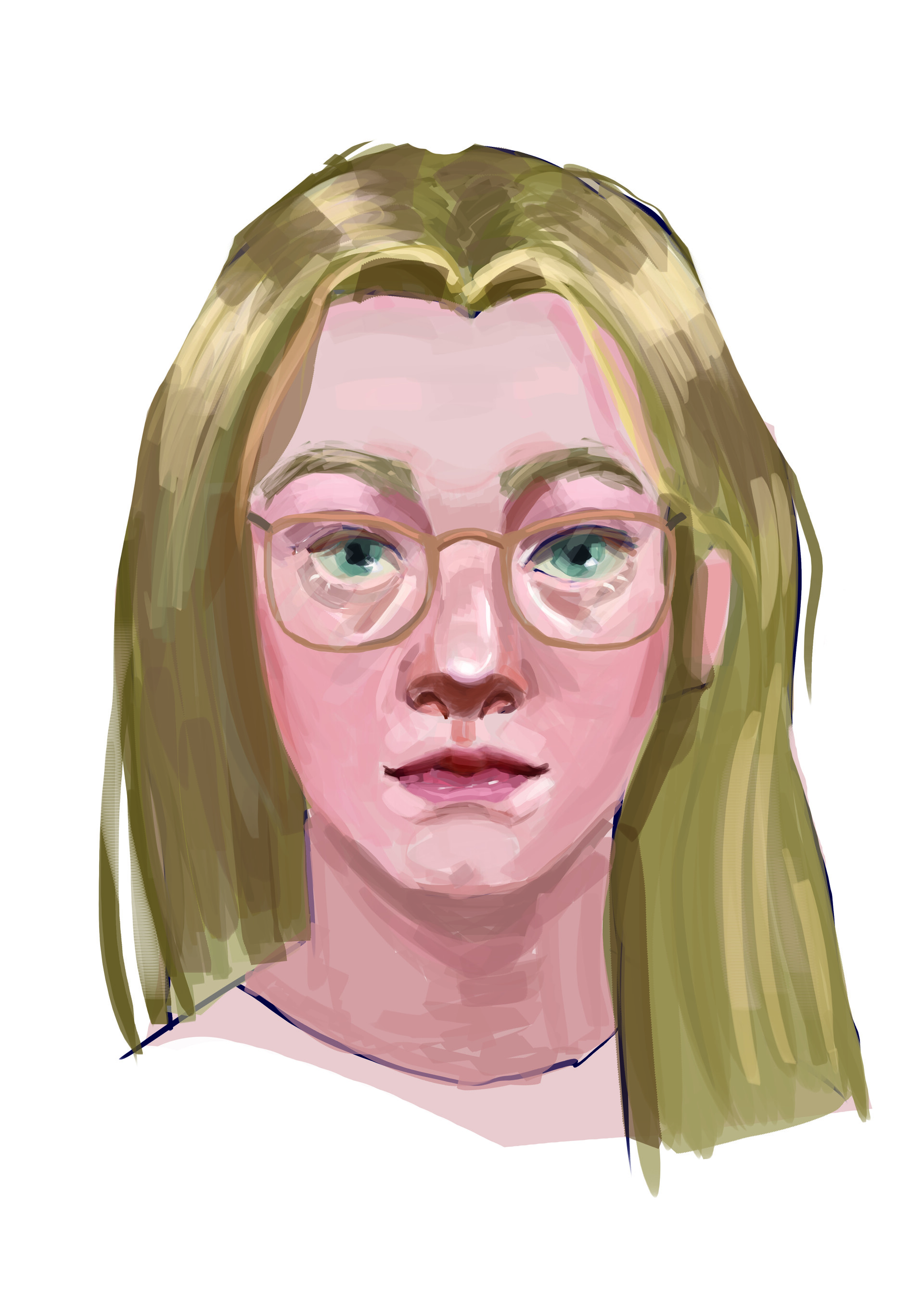 ArtStation - Self-portrait realistic and as a character