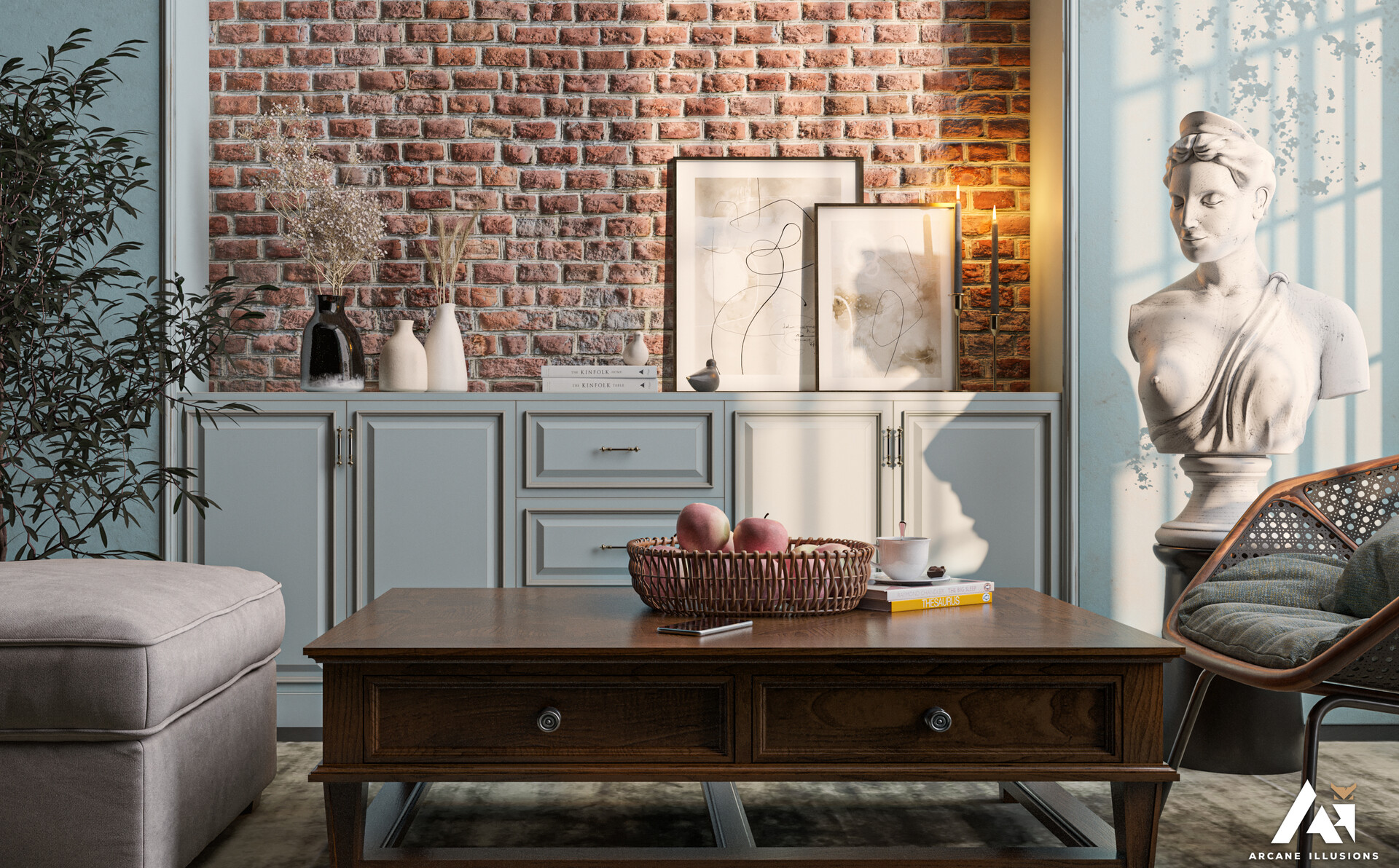 Artstation Interior Design 3d Rendering