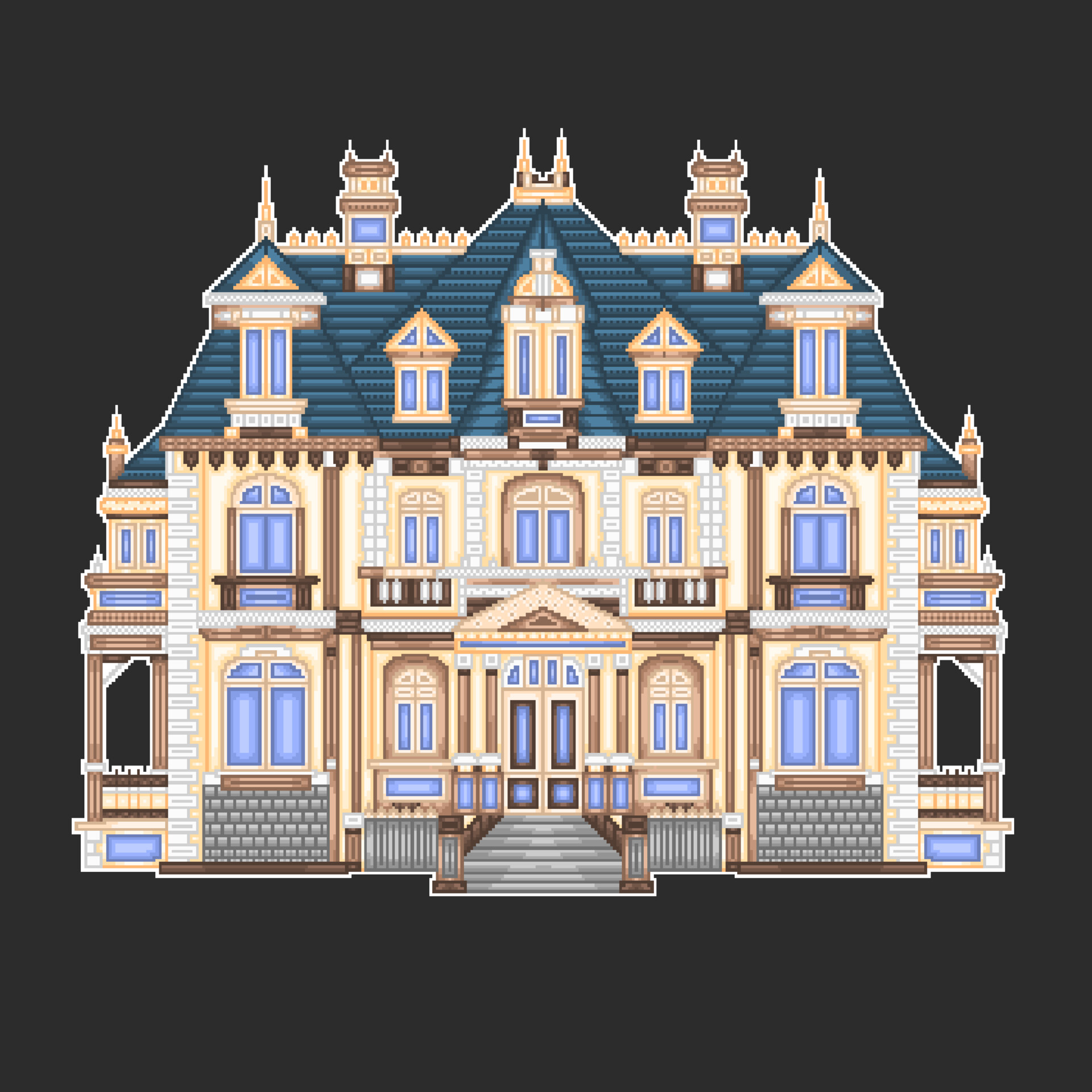 ArtStation - PixelArt -Mansion Of Light-