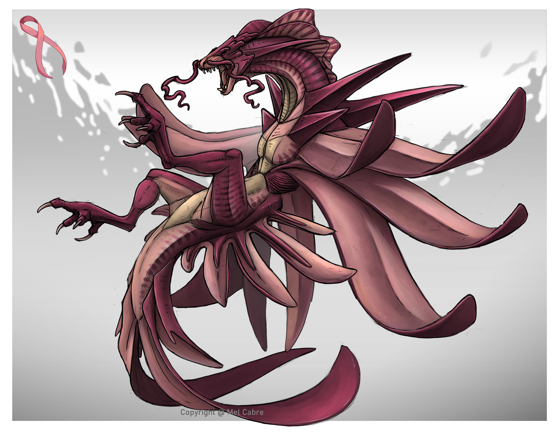 ArtStation - Original Creature Design: Lotus Wyvern