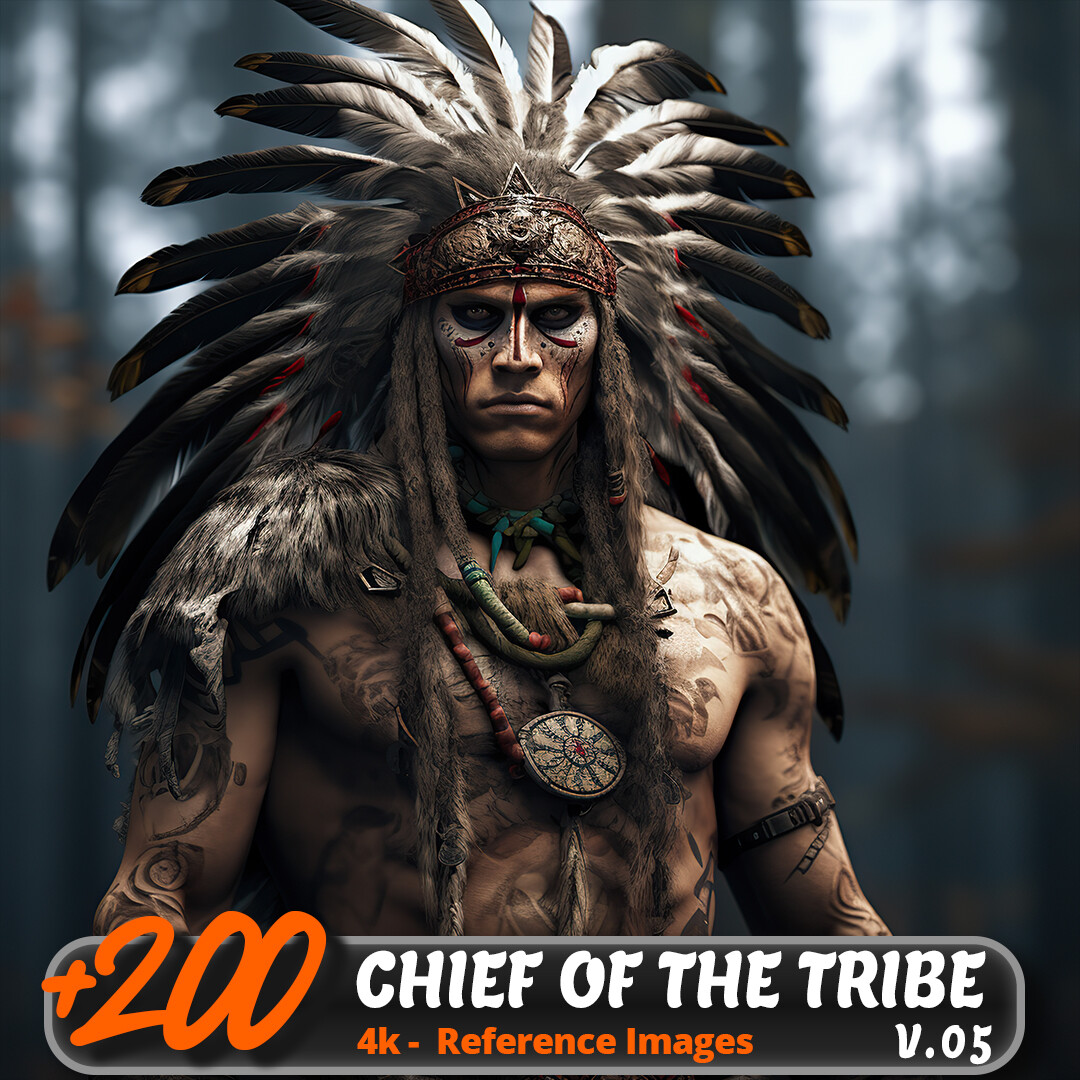 ArtStation - CHIEF OF THE TRIBE VOL. 01/ 4K/ Reference Image