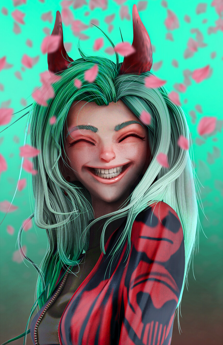 ArtStation - Demon girl.