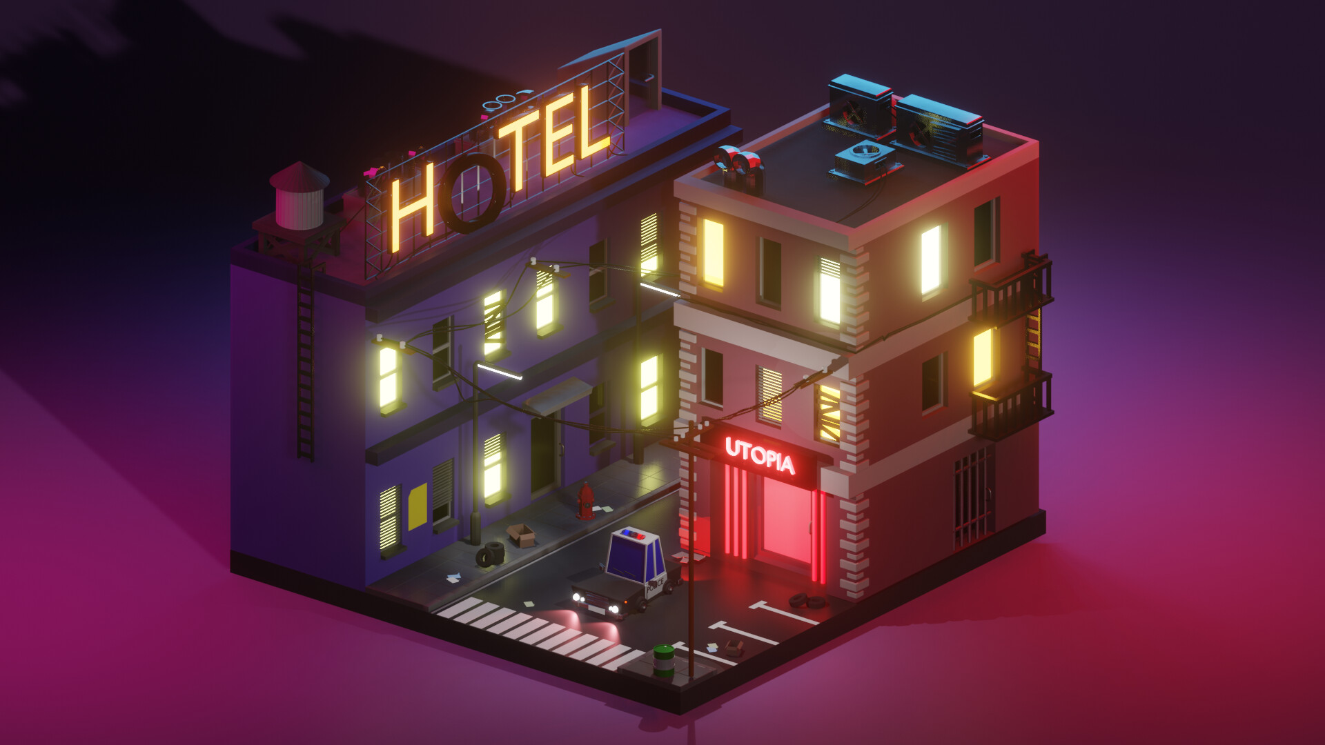 ArtStation - Night city