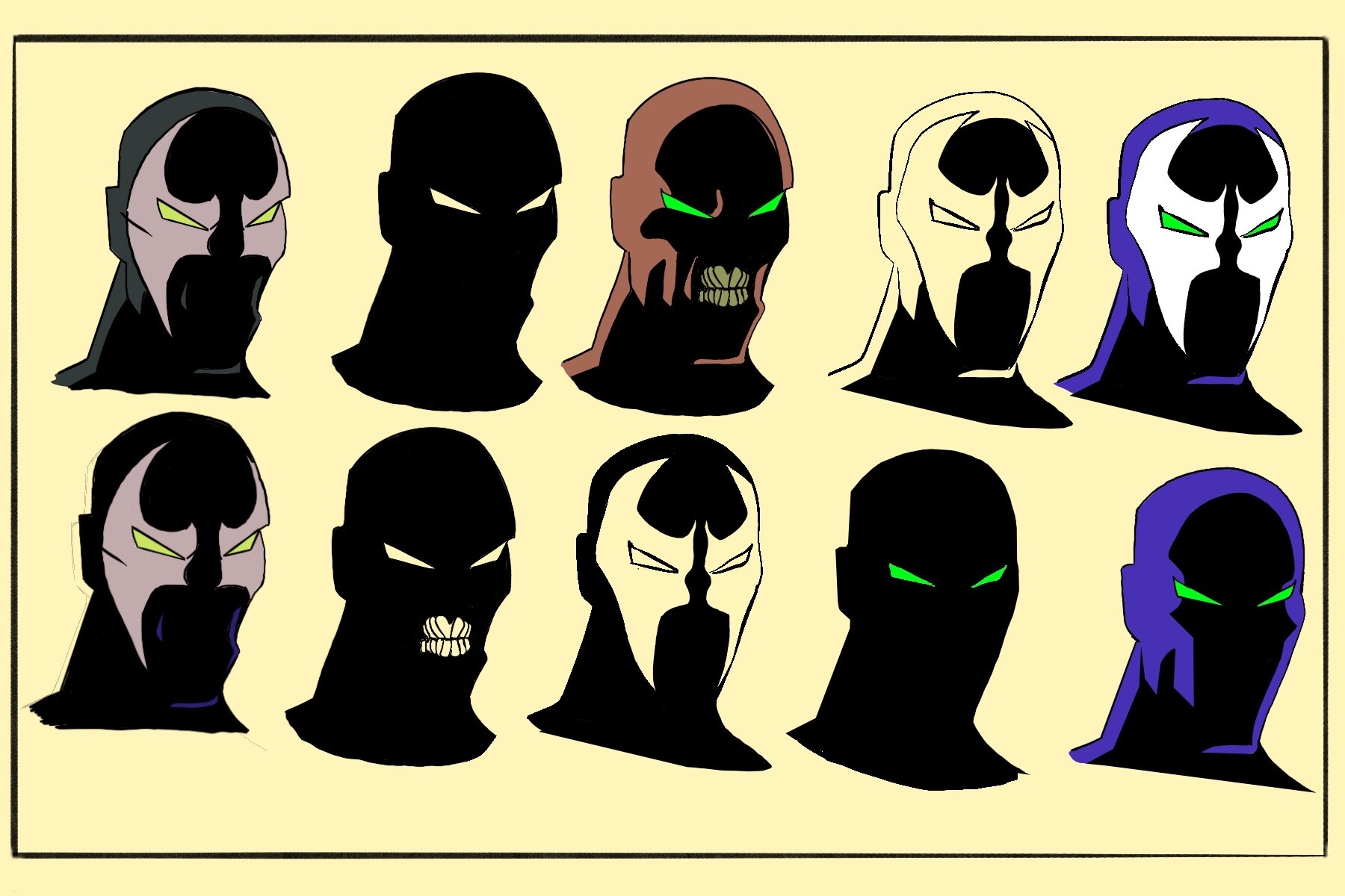 ArtStation - Spawn Head designs