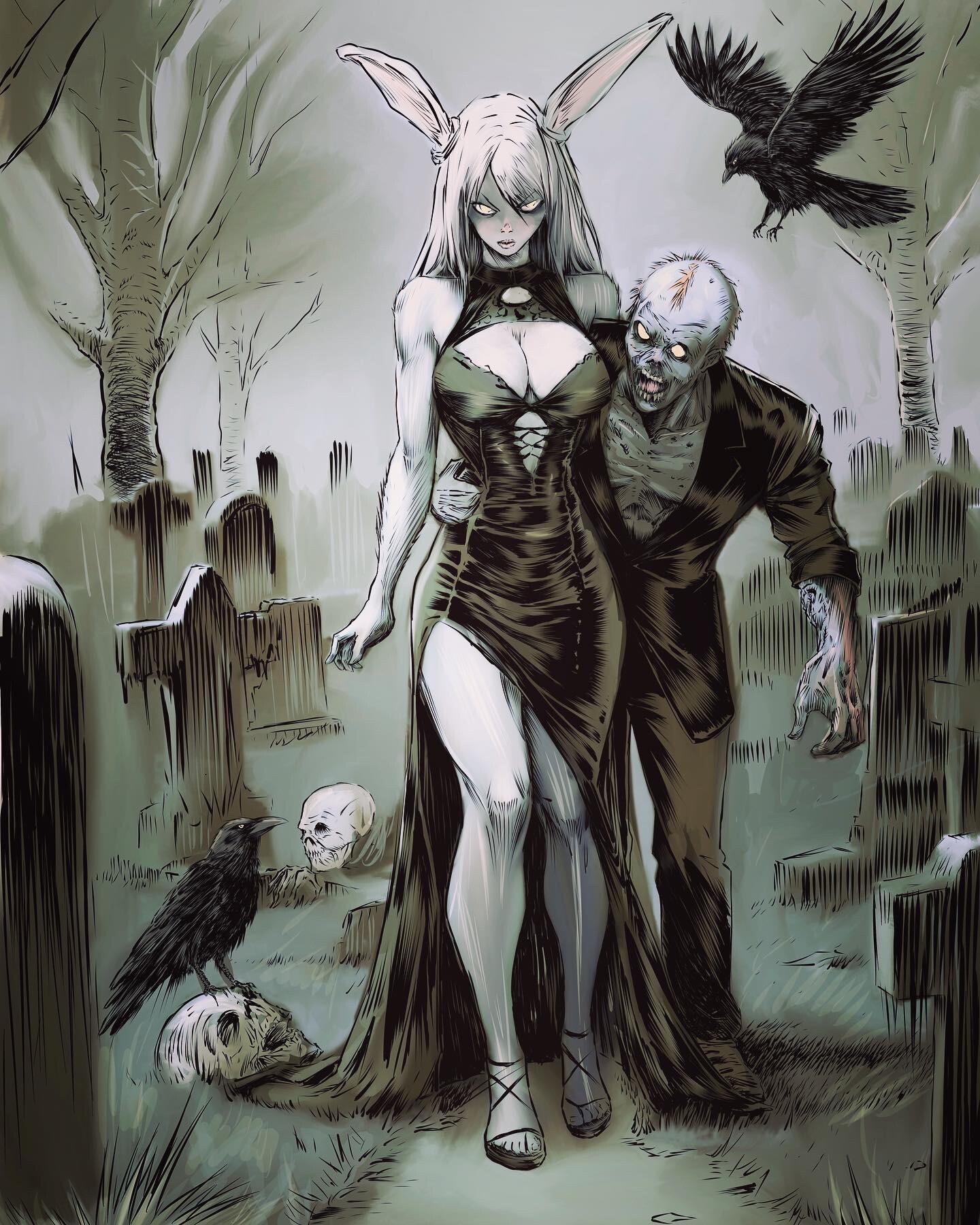 ArtStation - White Rabbit & Ol’ Bones