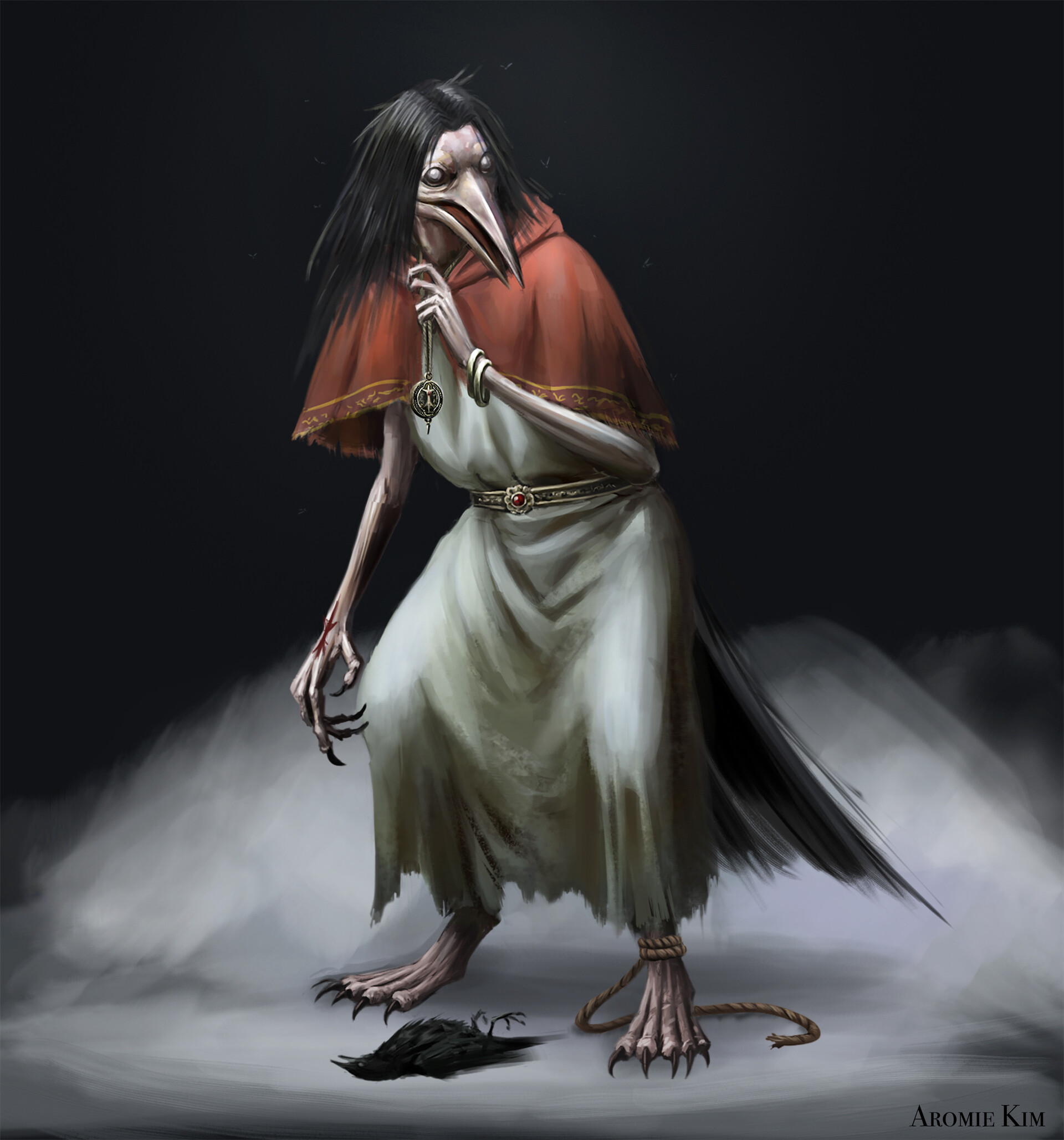 ArtStation - Carrion-Cursed Acolyte - Character Concept