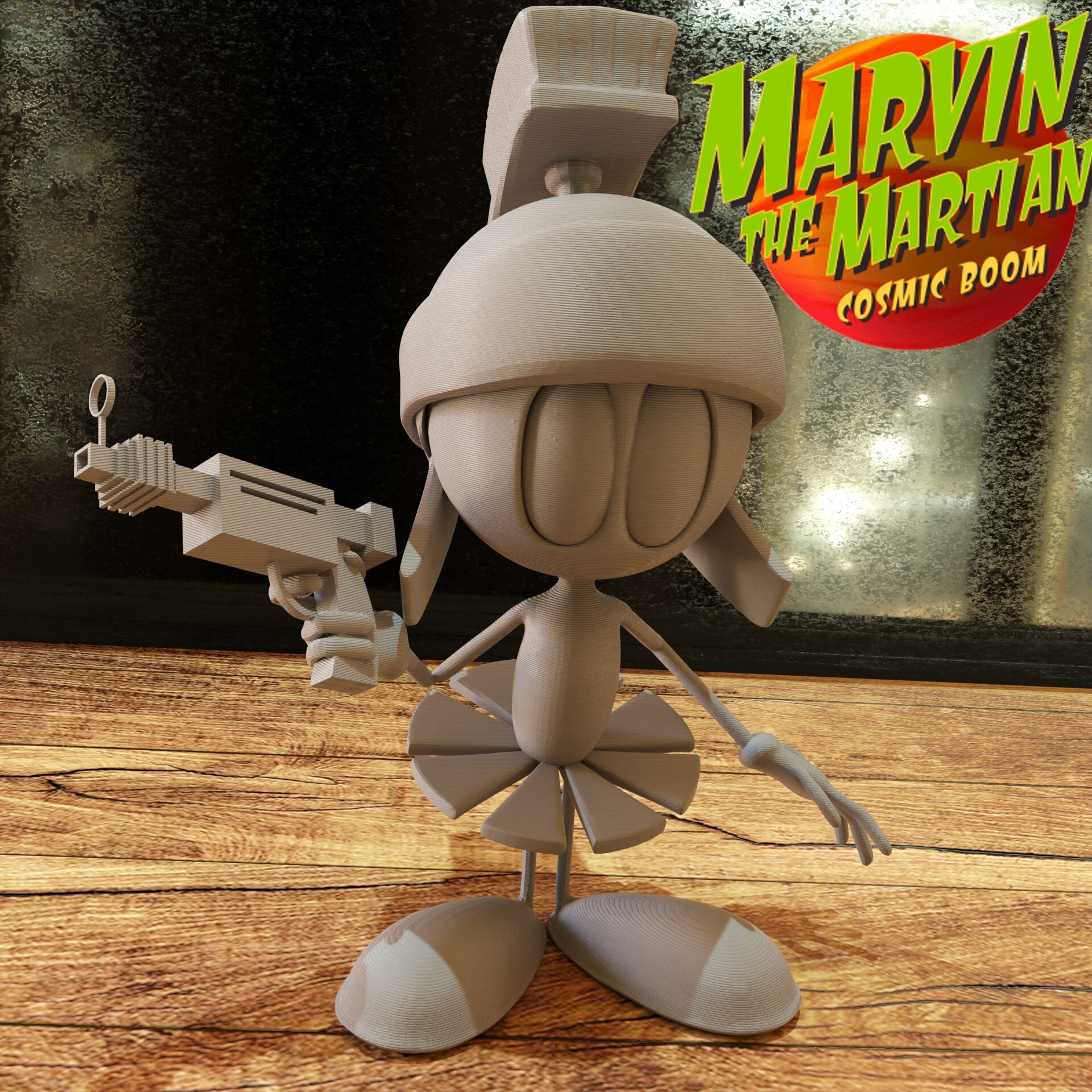 ArtStation - MARVIN THE MARTIAN STL (3DPRINT READY)