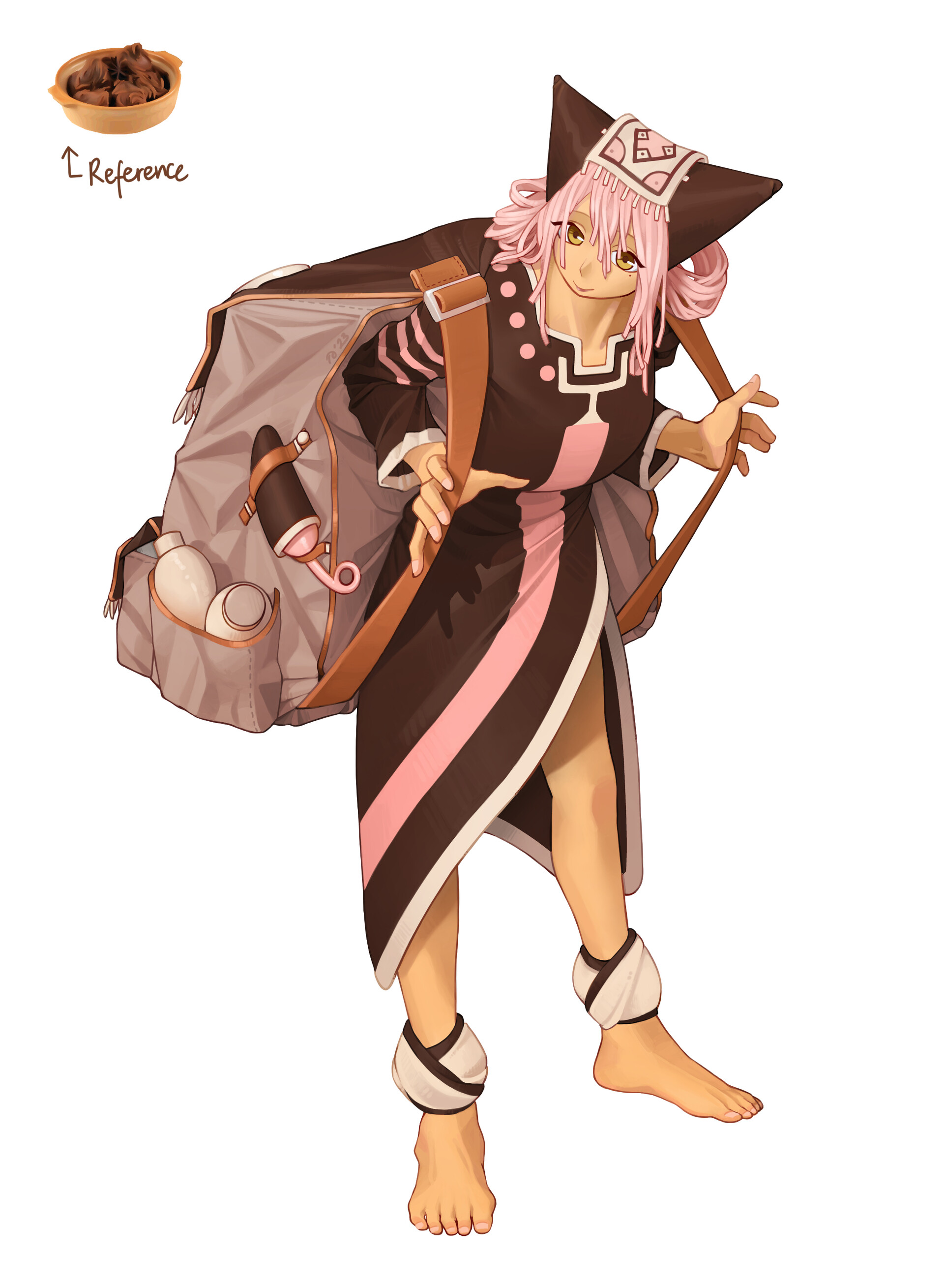 ArtStation - 05 - Rendang Girl Merchant