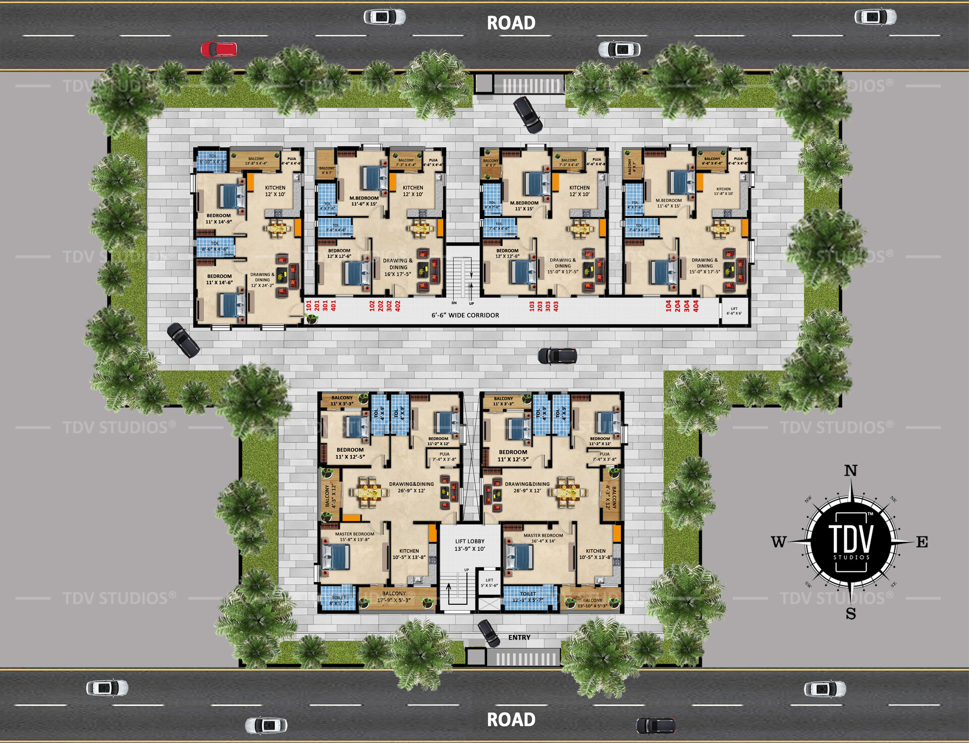 ArtStation - 2D Residential site plan