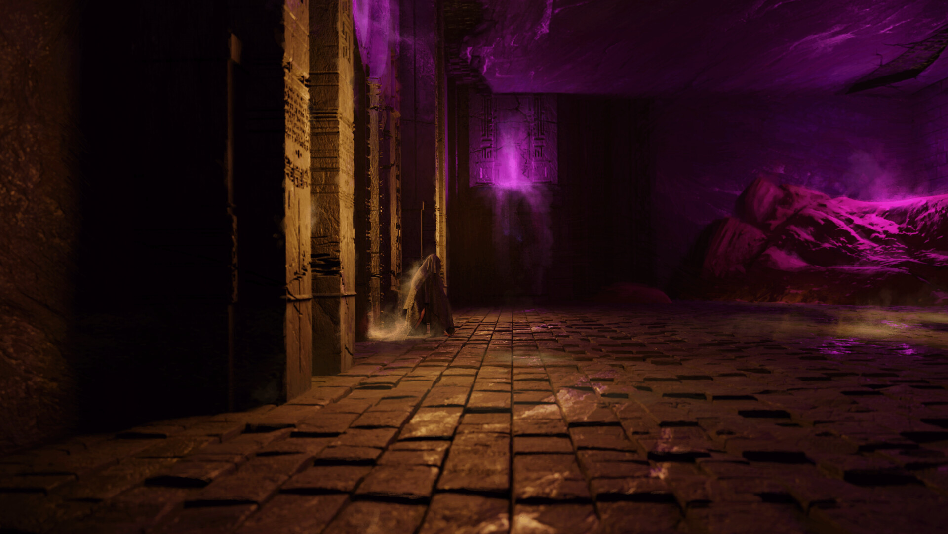 Liam Davey - Star Wars - The Fallen - Sith Temple Cinematic Storyboard