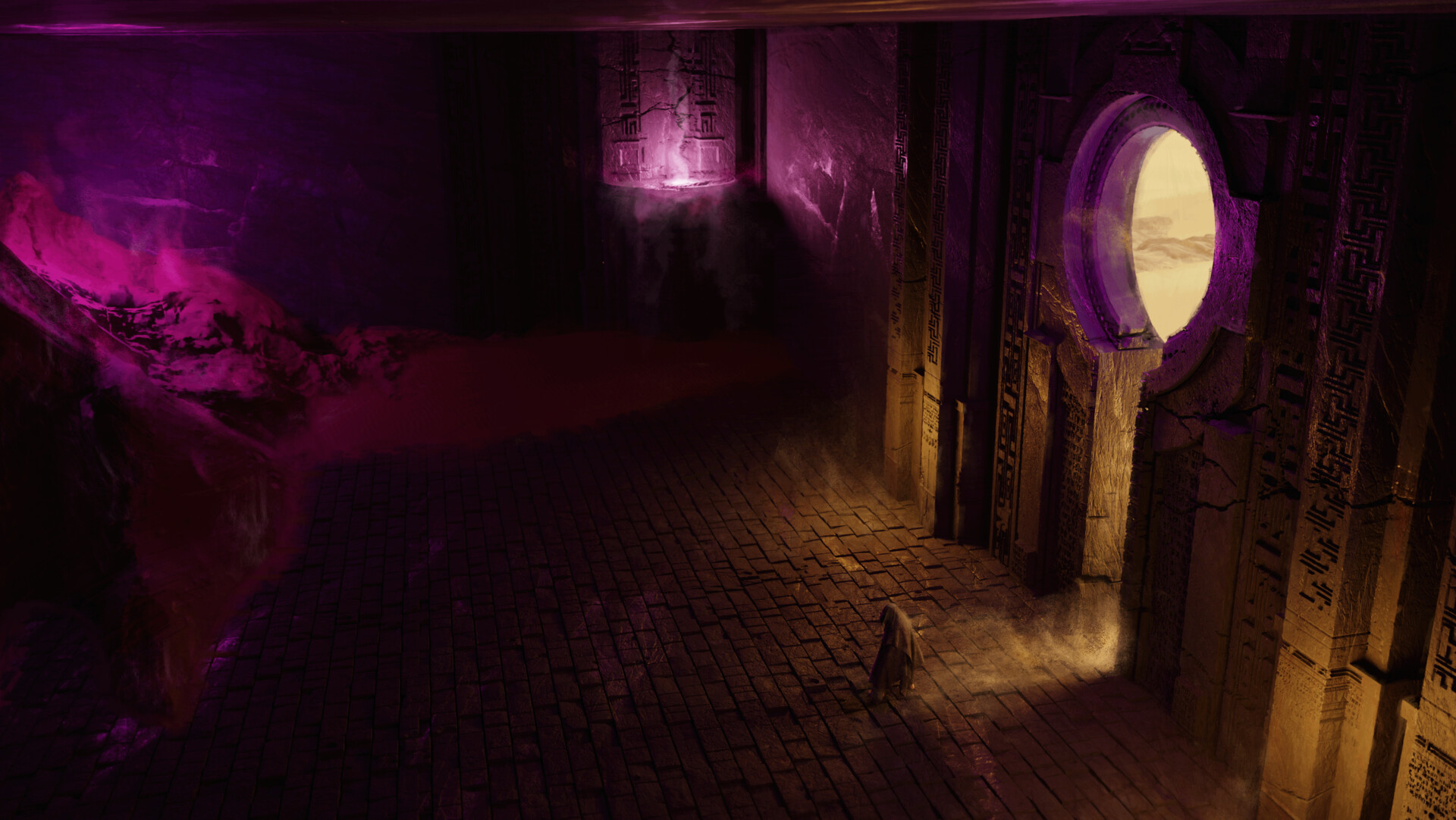 Liam Davey - Star Wars - The Fallen - Sith Temple Cinematic Storyboard