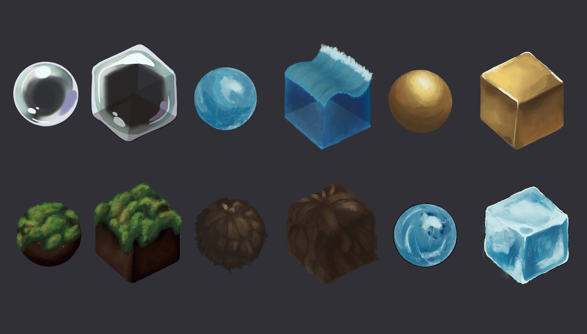 ArtStation - Texture paint trials