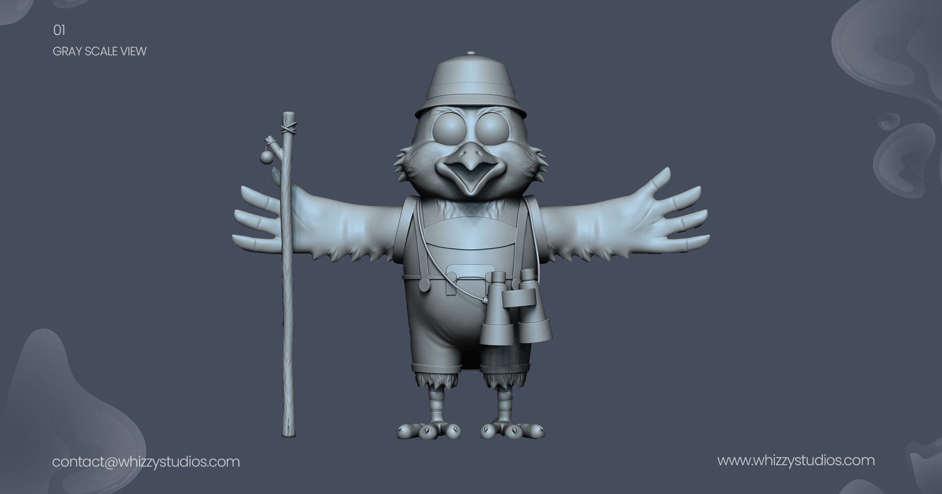 Whizzy Studios - 3D Character Design | FALKY