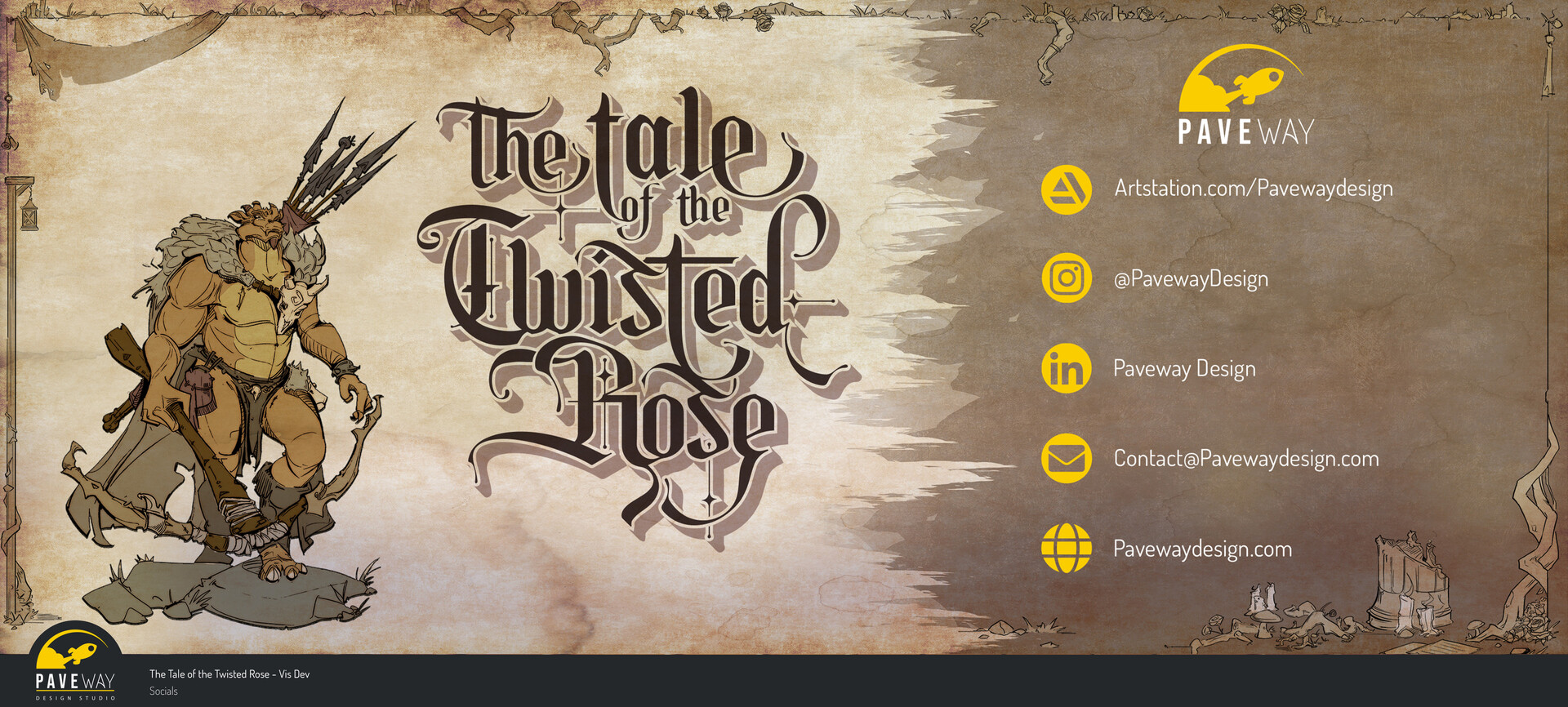 Paveway Design - The Tale of The Twisted Rose