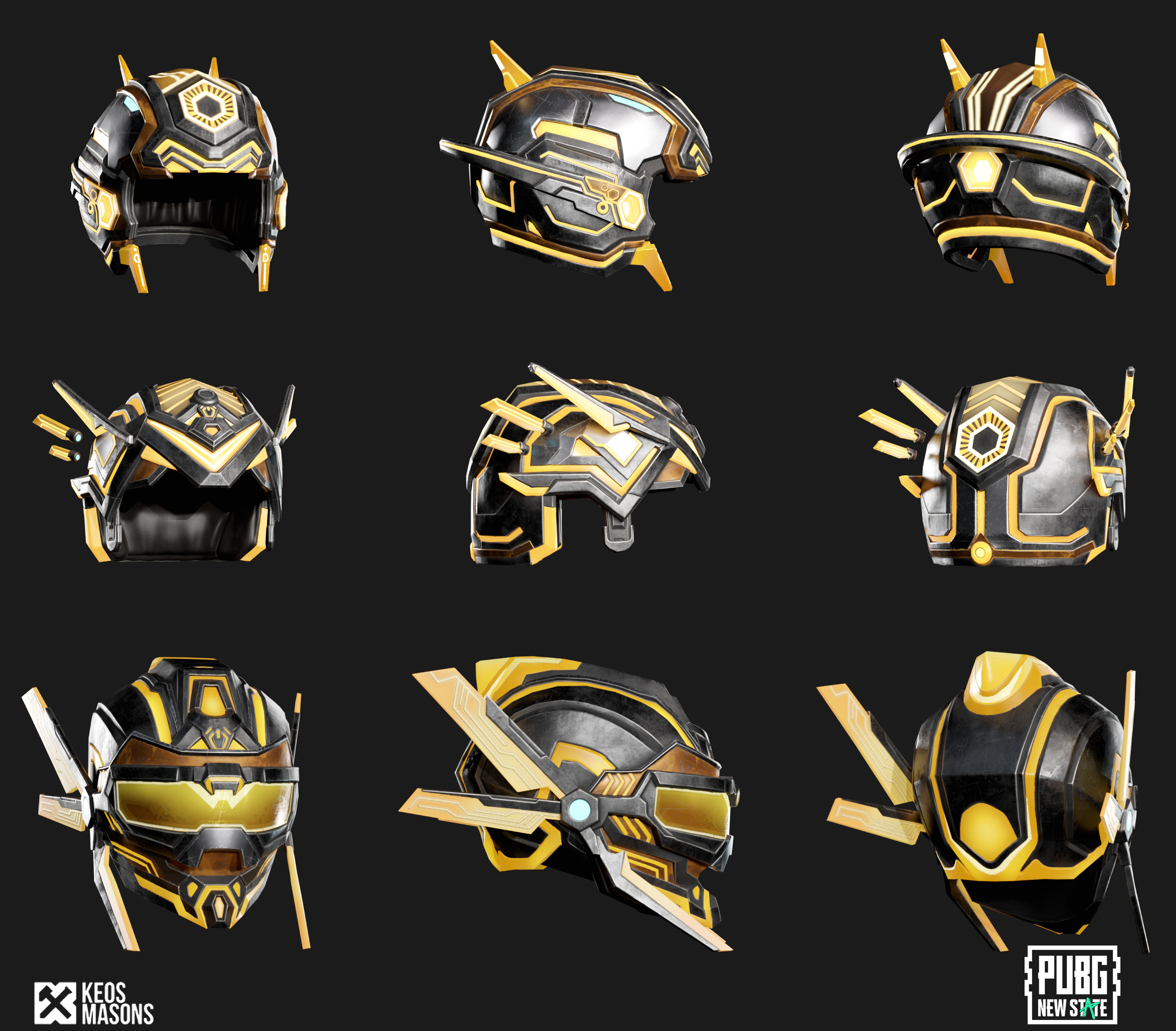 KEOS MASONS - PUBG - BeeCyborg Costume