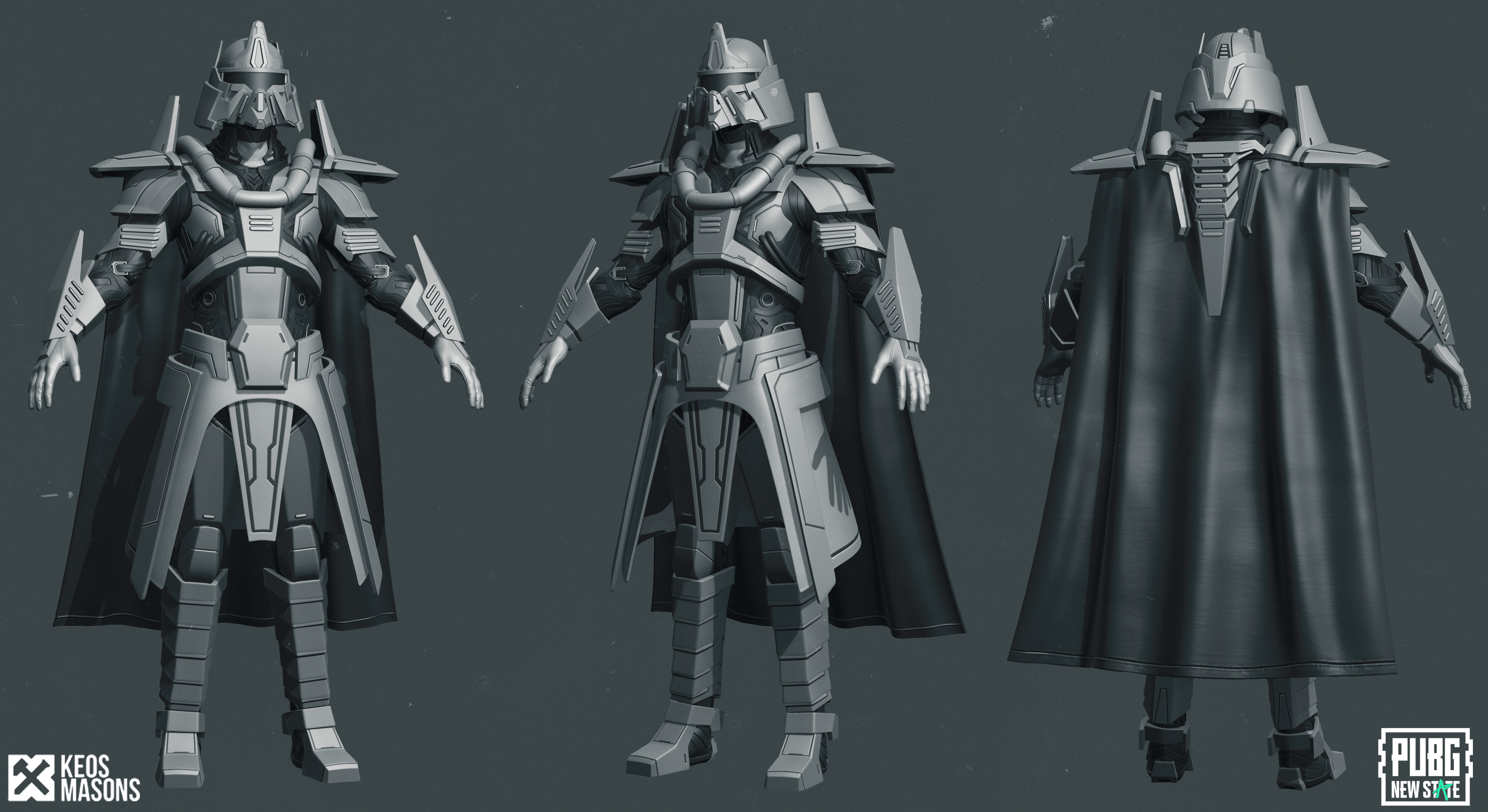 KEOS MASONS - PUBG - Dark Emperor Costume