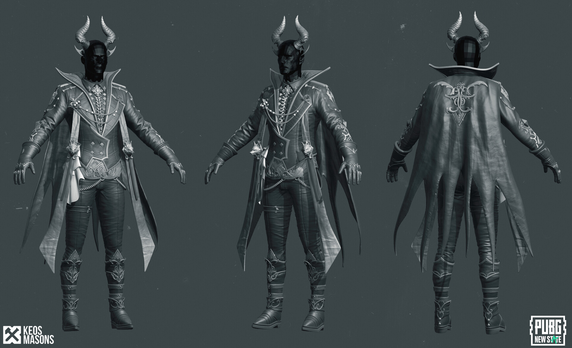 KEOS MASONS - PUBG - Devil King Costume