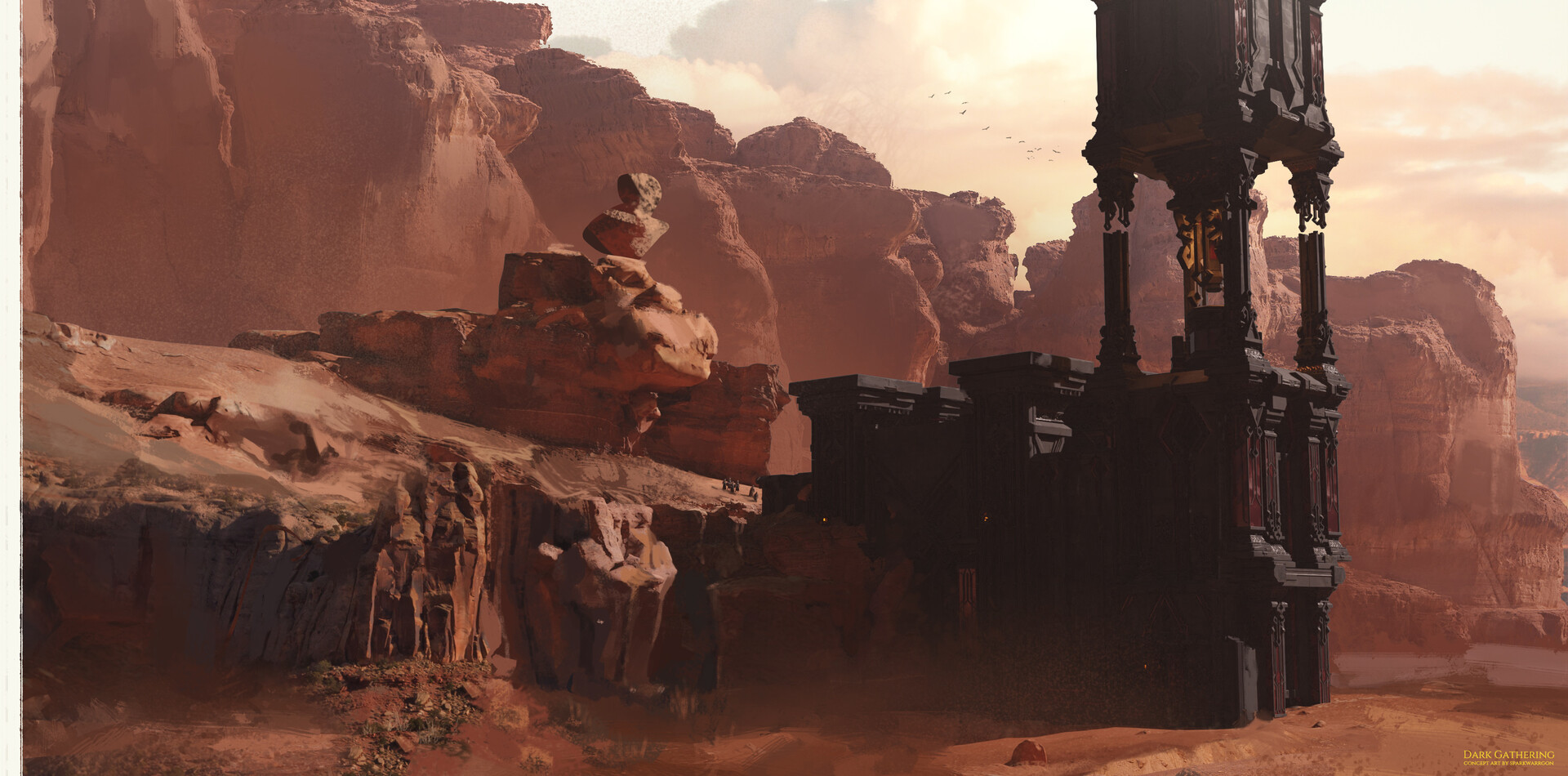 ArtStation - the dark gathering