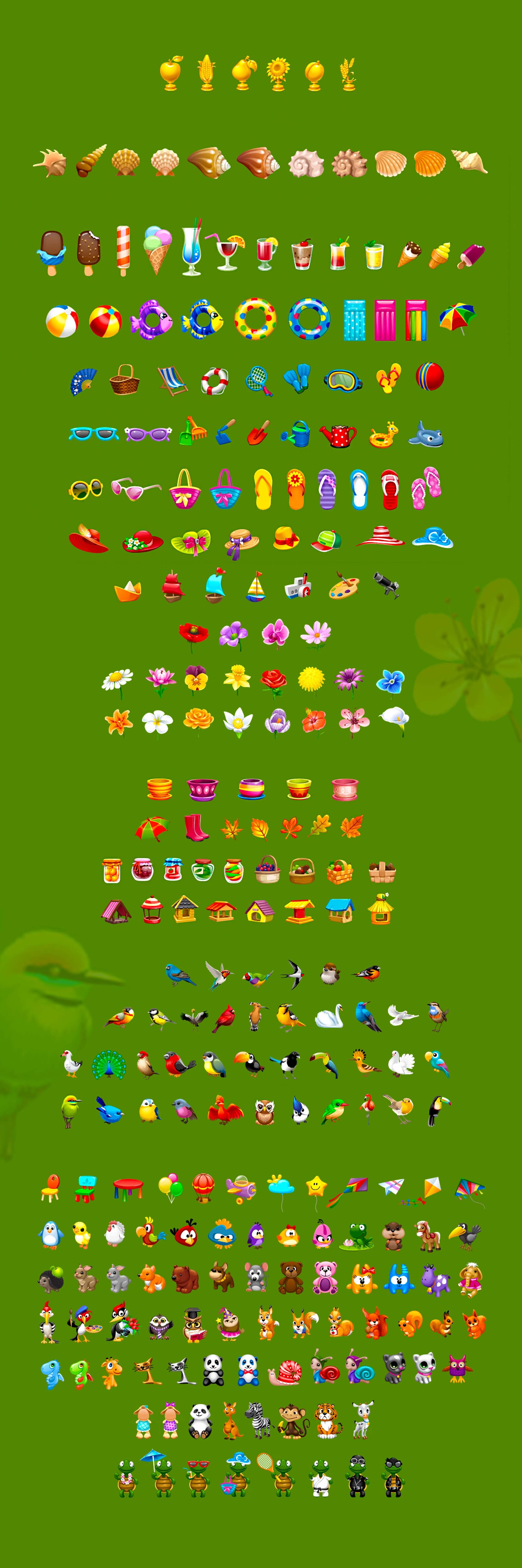 ArtStation - summer icons