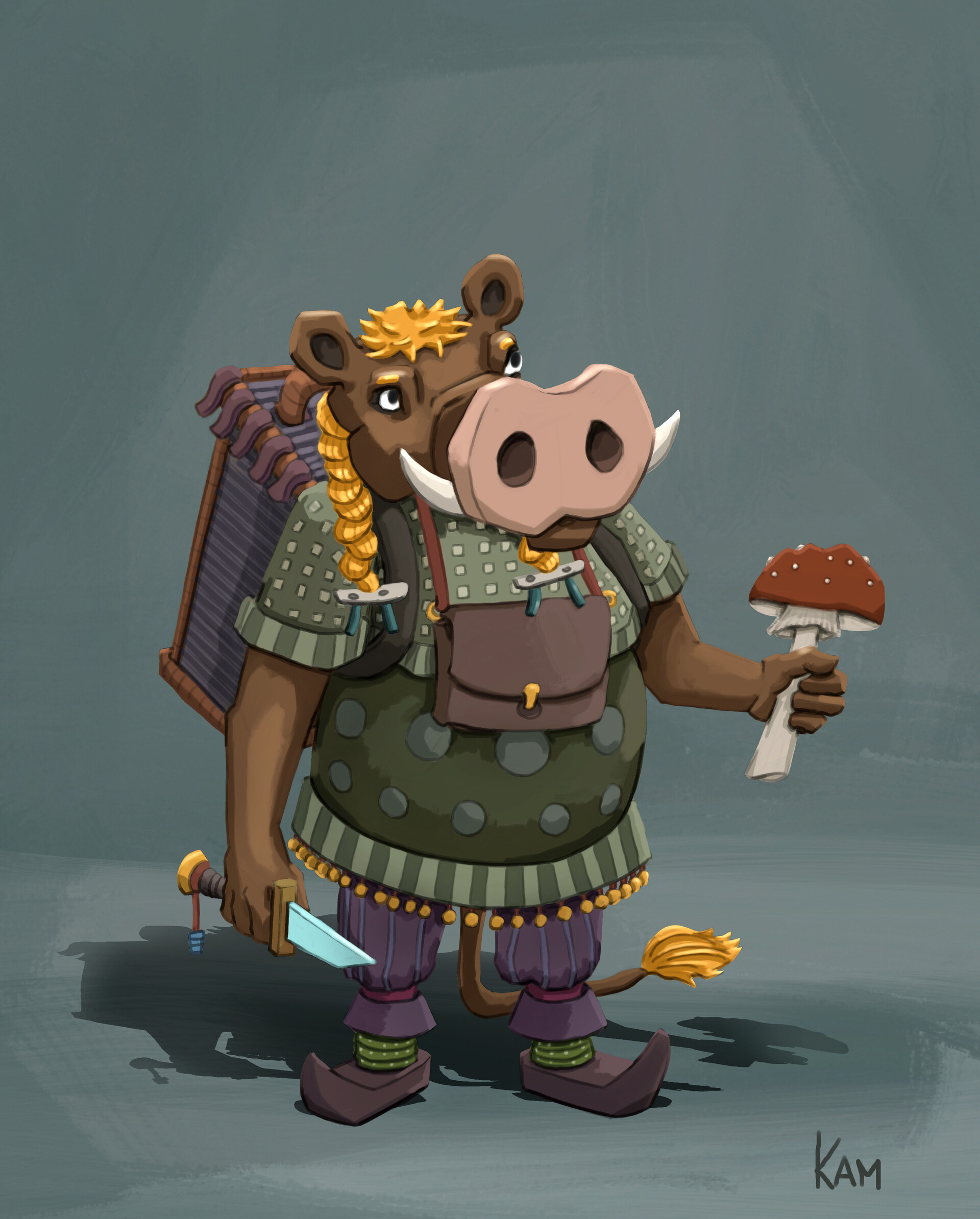 ArtStation - Peppo the roaming forager