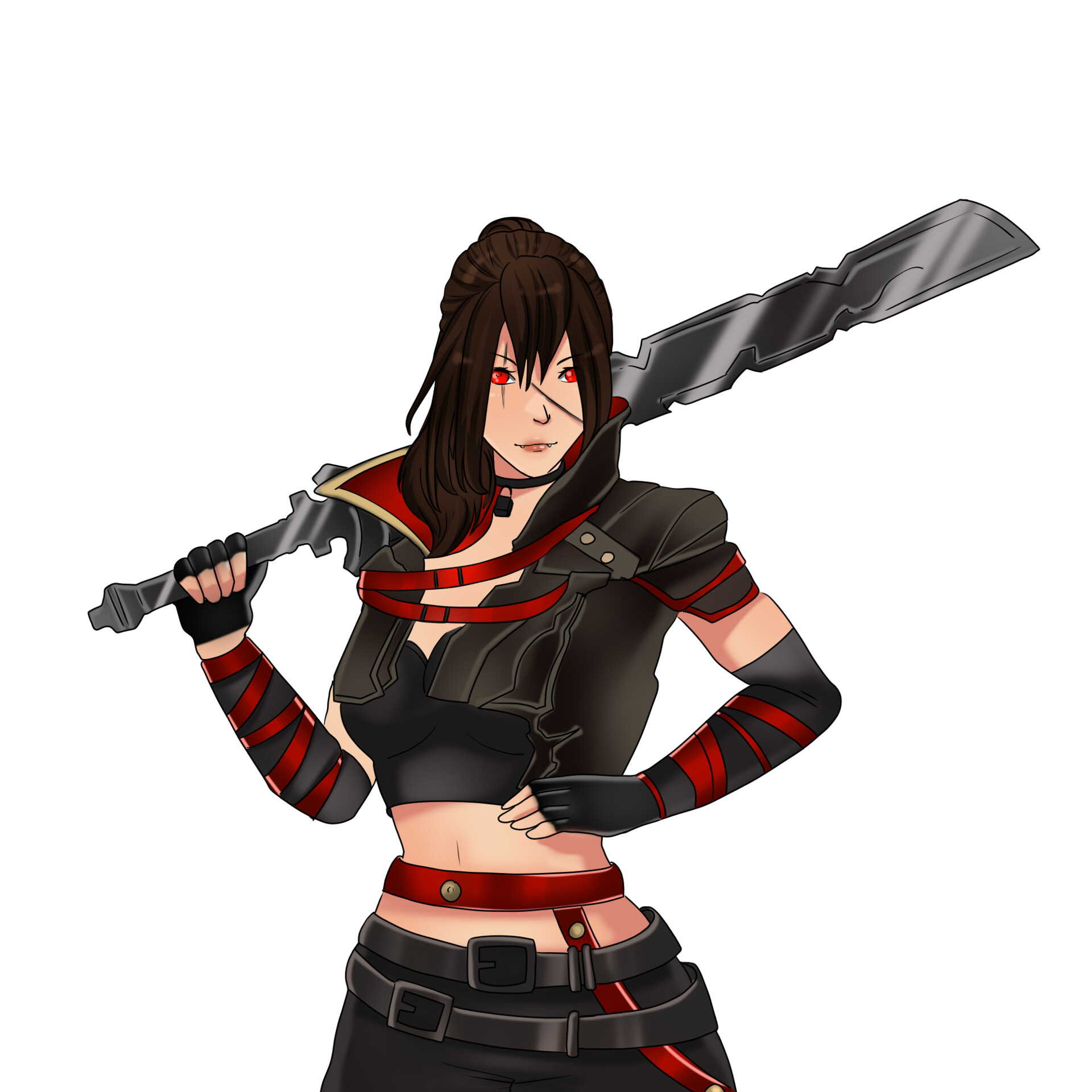 ArtStation - Half body illustration