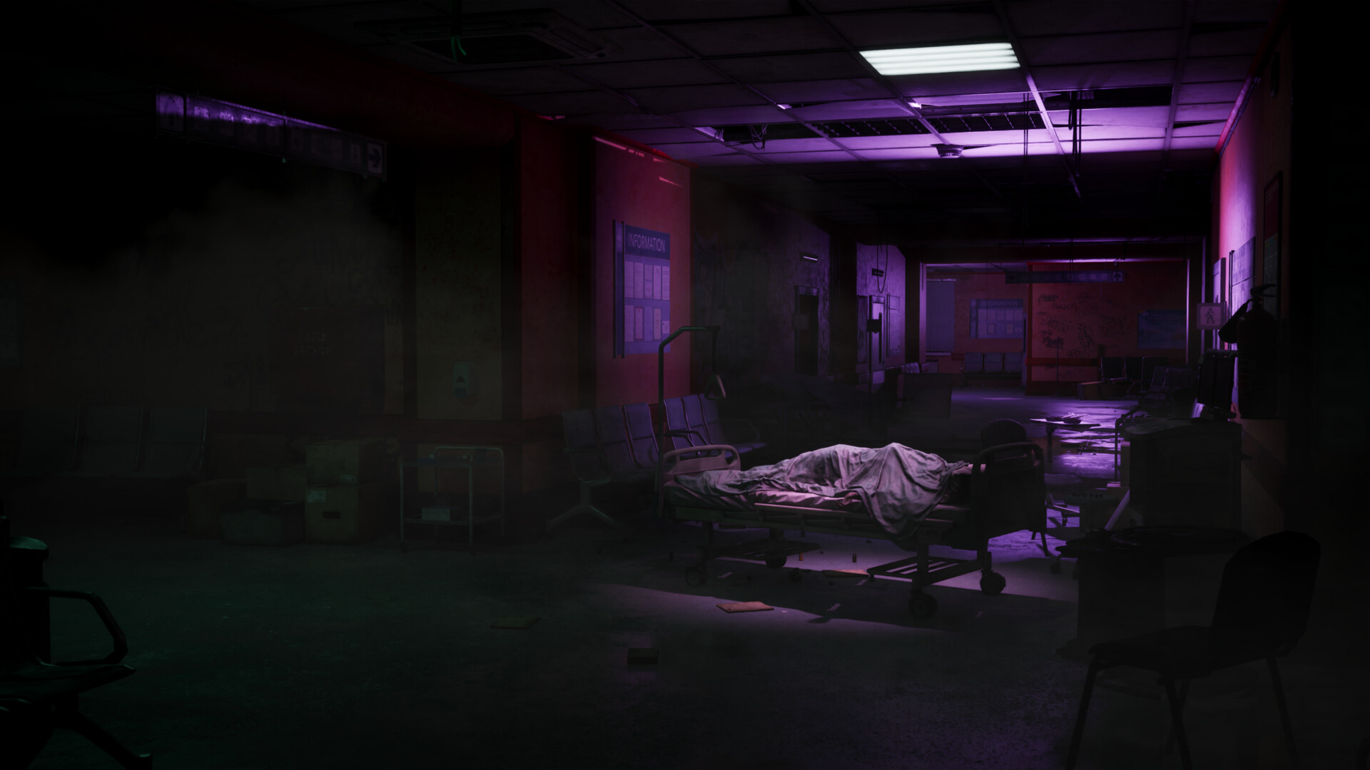 ArtStation - Lighting: Interior example - Academic Study