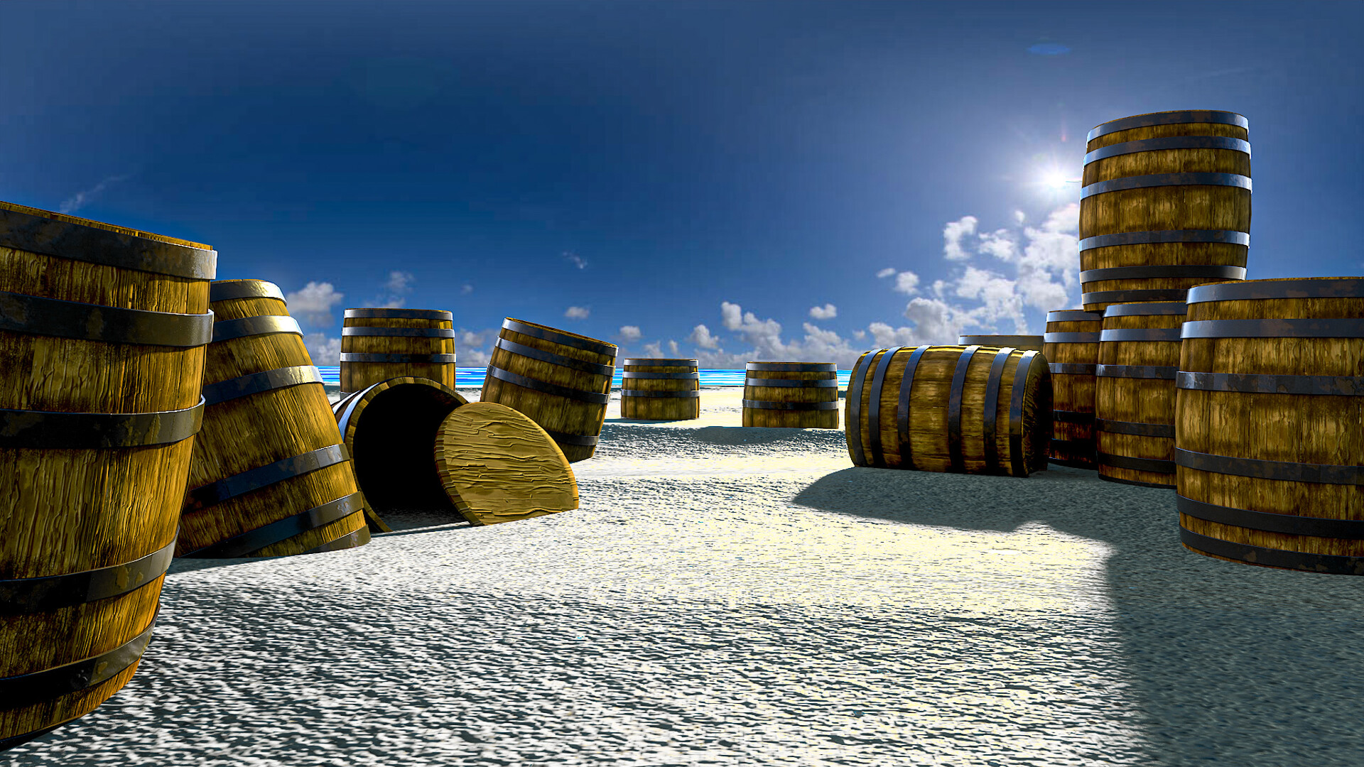 ArtStation - Beachy Barrels