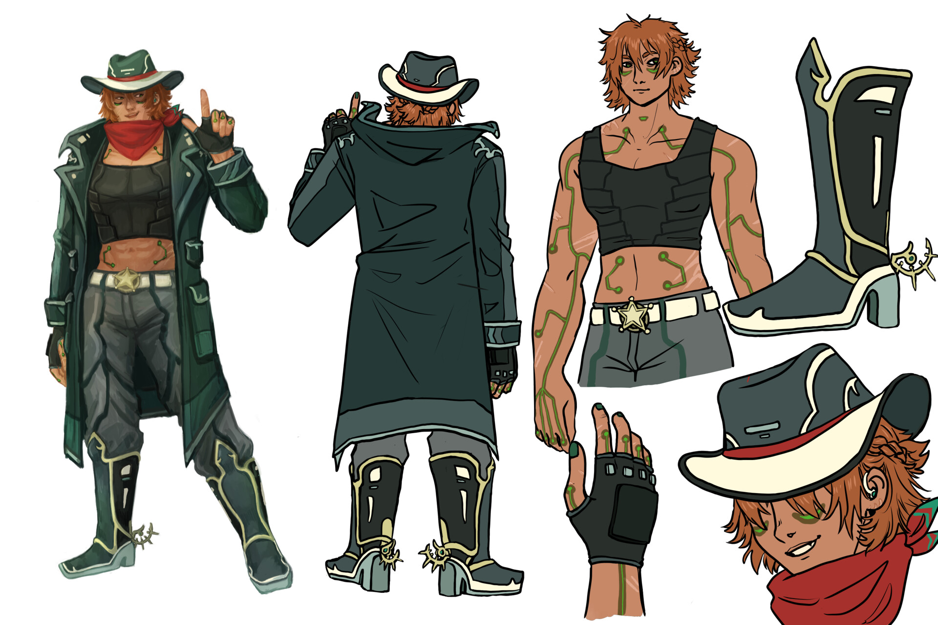 ArtStation - Haven cowboy character concept