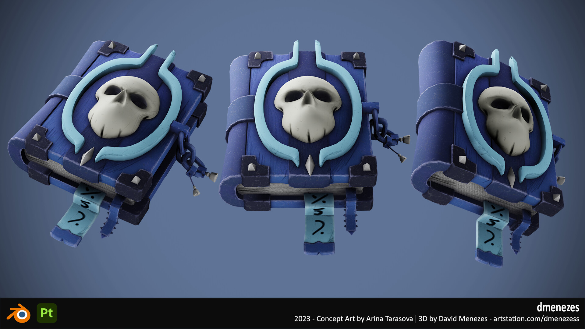 ArtStation - Death Spell Book