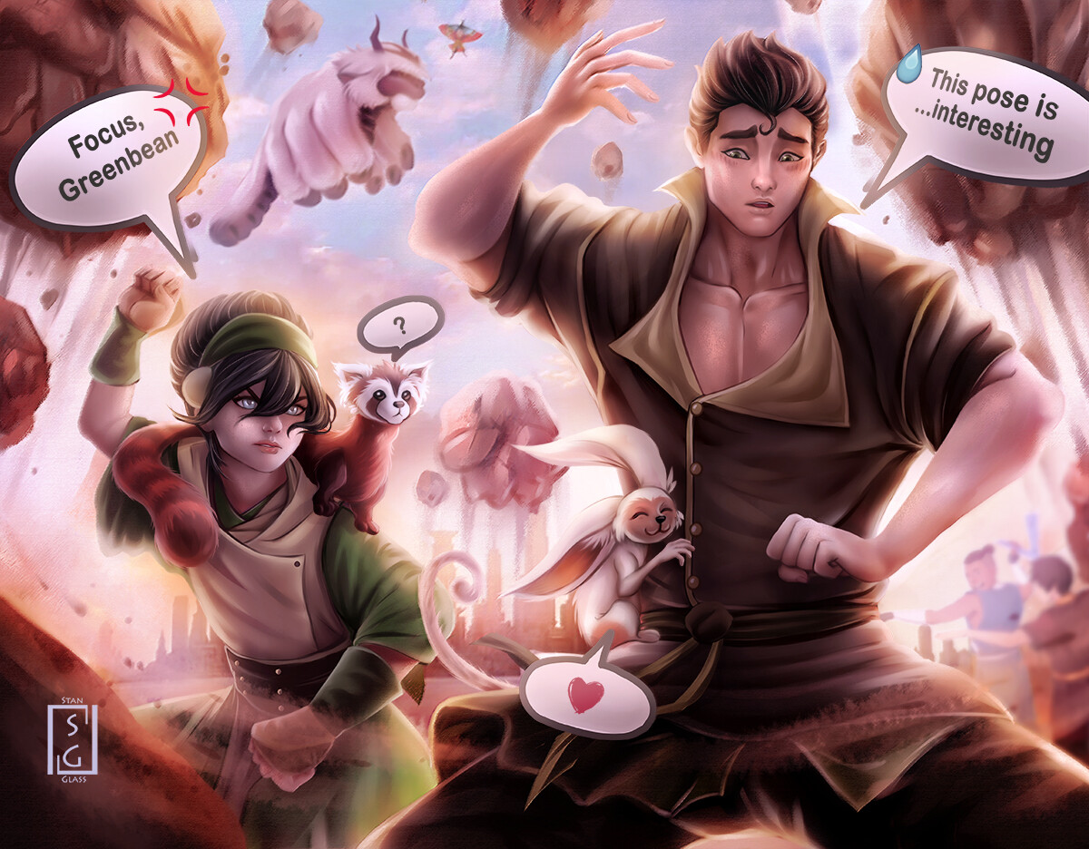 ArtStation - Bolin FanZine Illustration 2