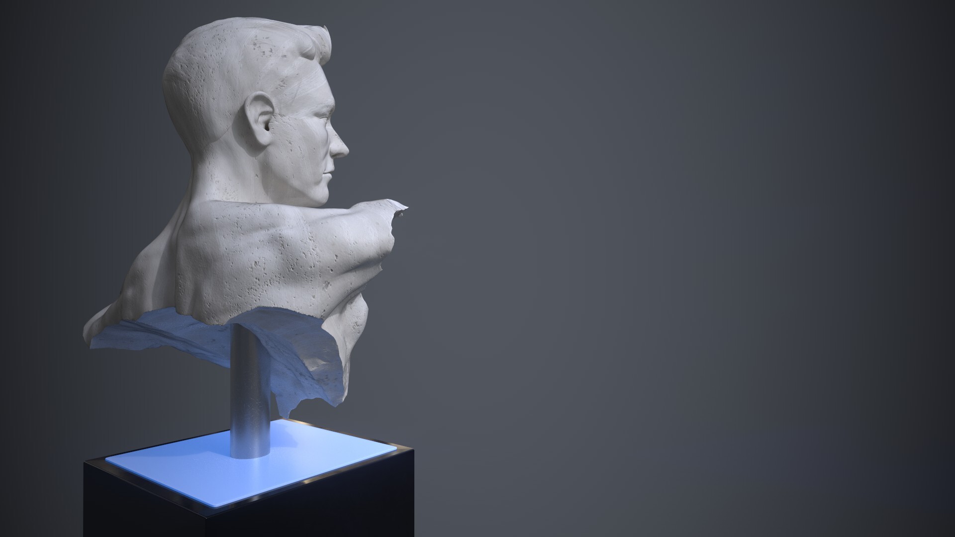 Ryan Darling - Male Head Bust - Anatomy Study