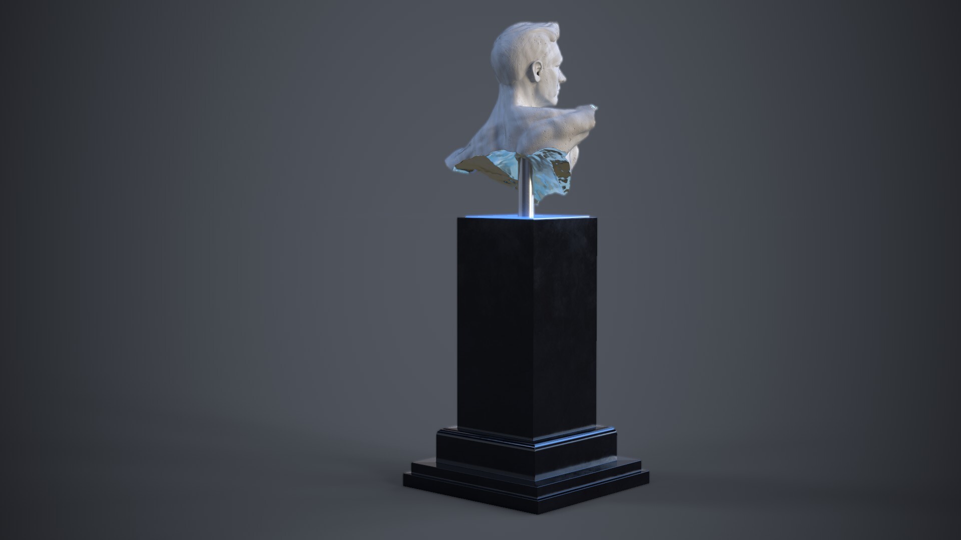 Ryan Darling - Male Head Bust - Anatomy Study