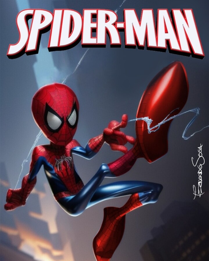 ArtStation - Spiderman cartoon style
