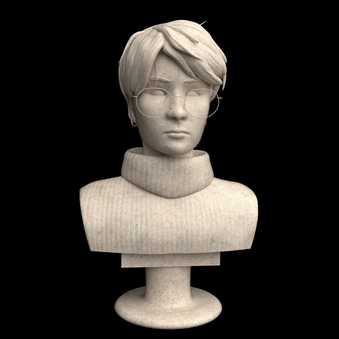 ArtStation - Min Yoongi Headbust