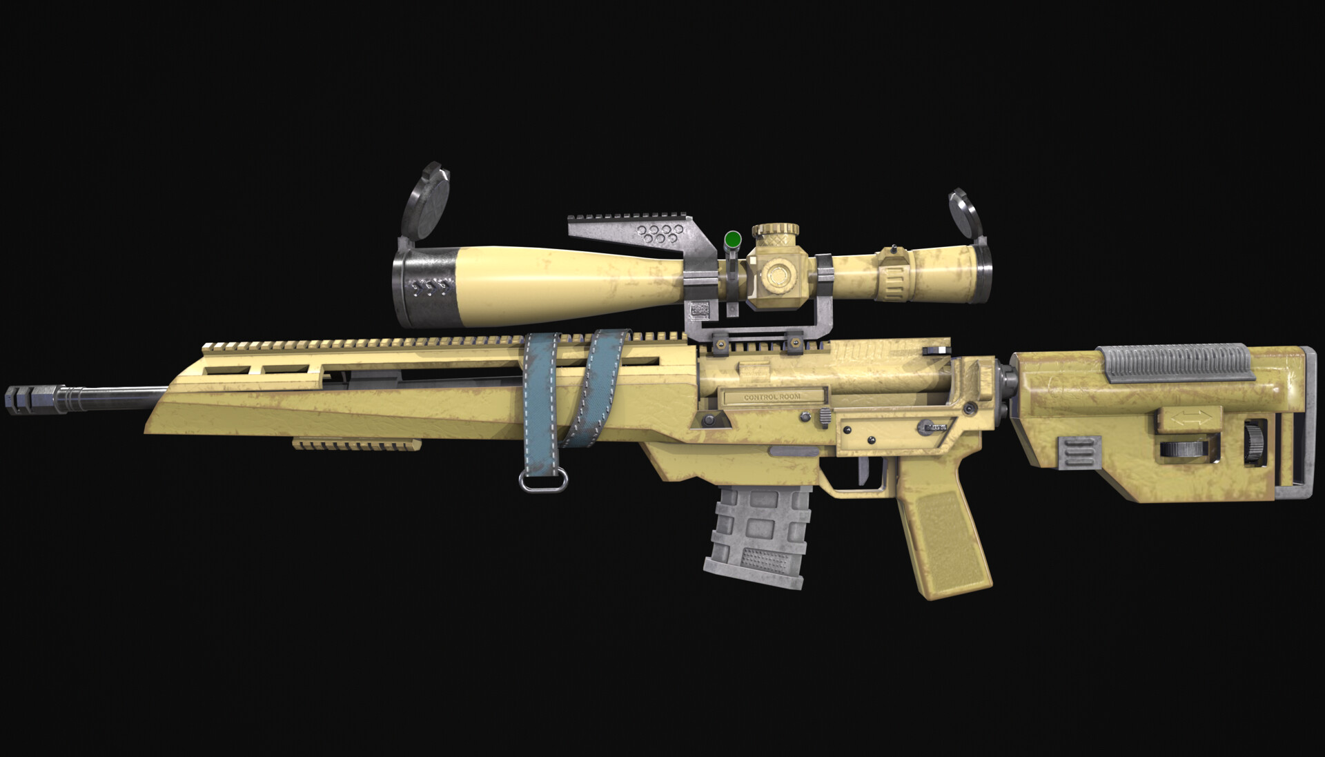 ArtStation - Modern Sniper Rifle