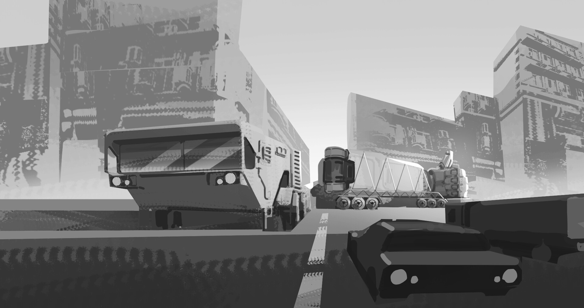 ArtStation - 机甲运输