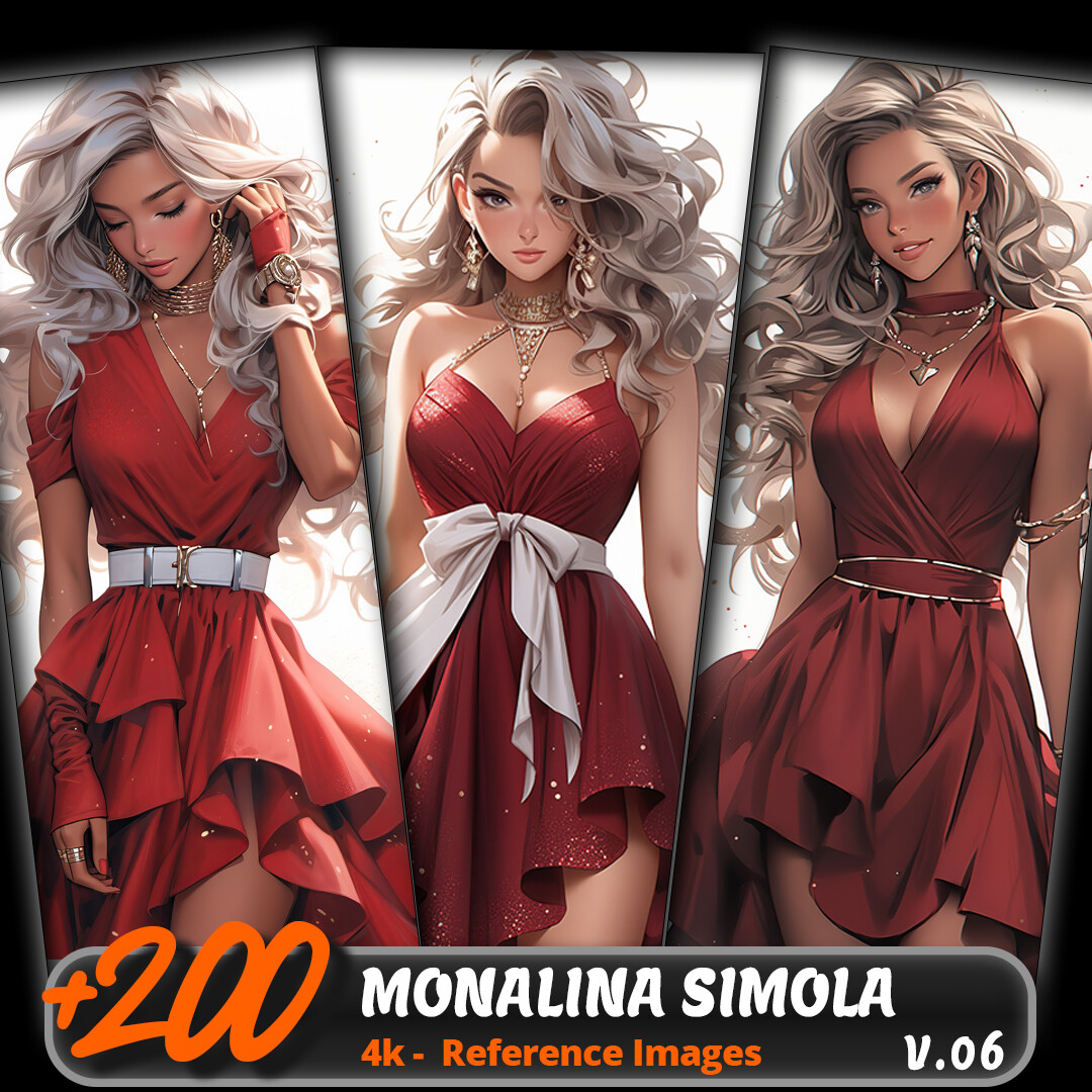 ArtStation - MONALINA SIMOLA VOL. 06/ 4K/ Reference Image
