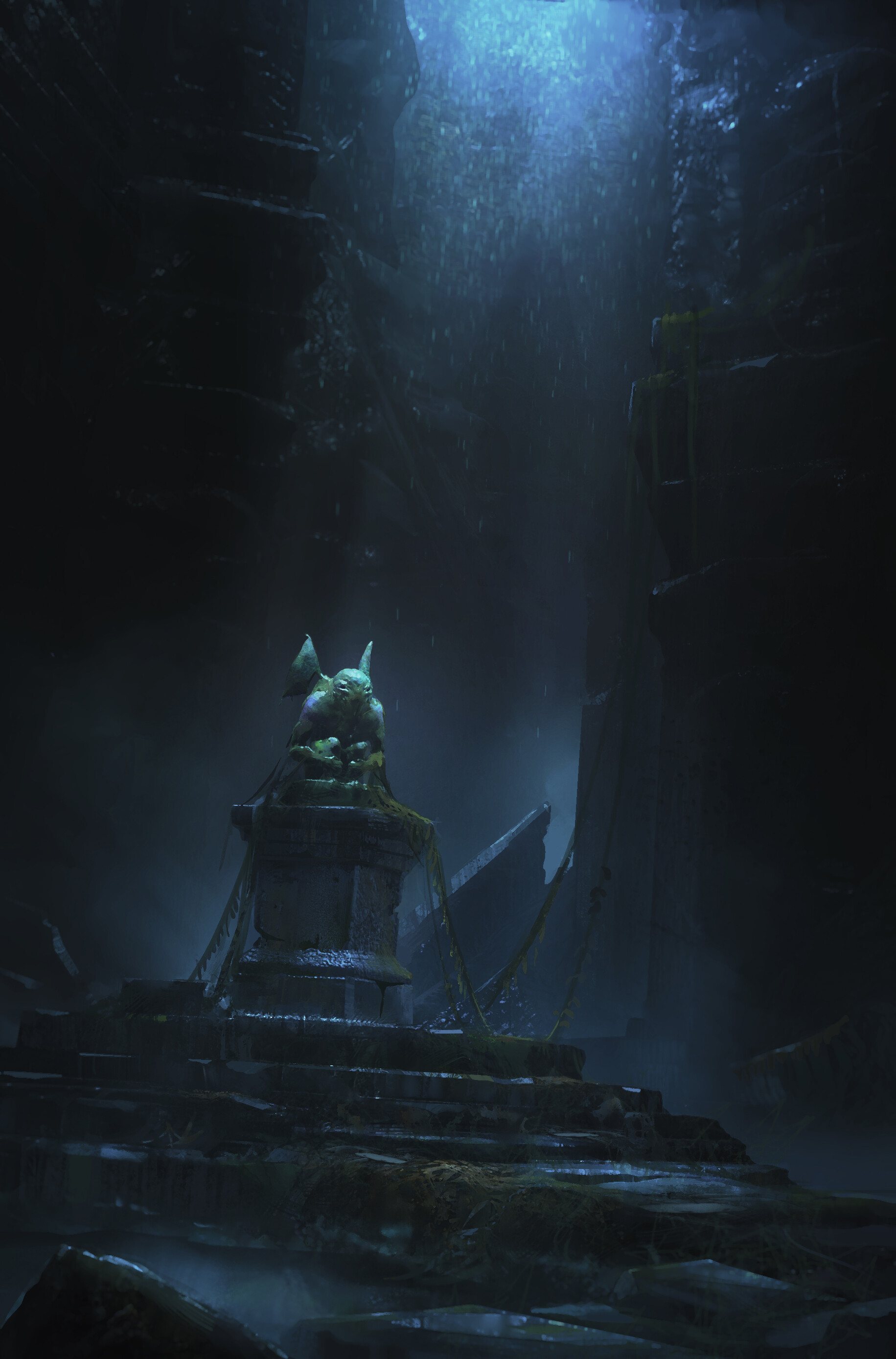 Lovecraft Illustration by Vincent Lebocey : r/ImaginaryNecronomicon