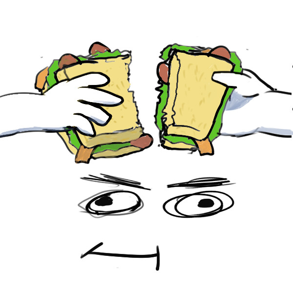 ArtStation - I was hangry | 2d sandwich