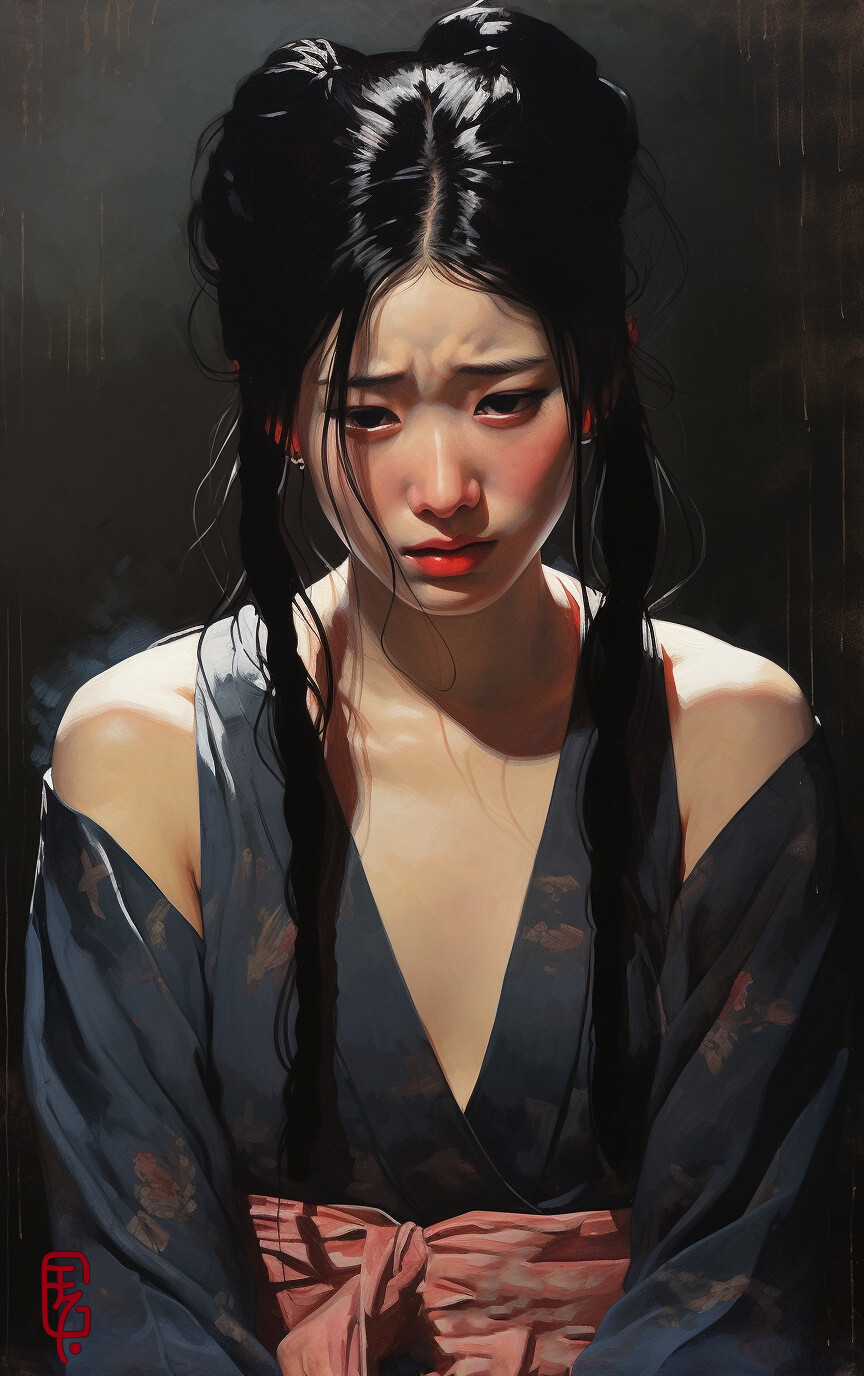 GaEm82 - The Red Girl - Woman who cry - Part III