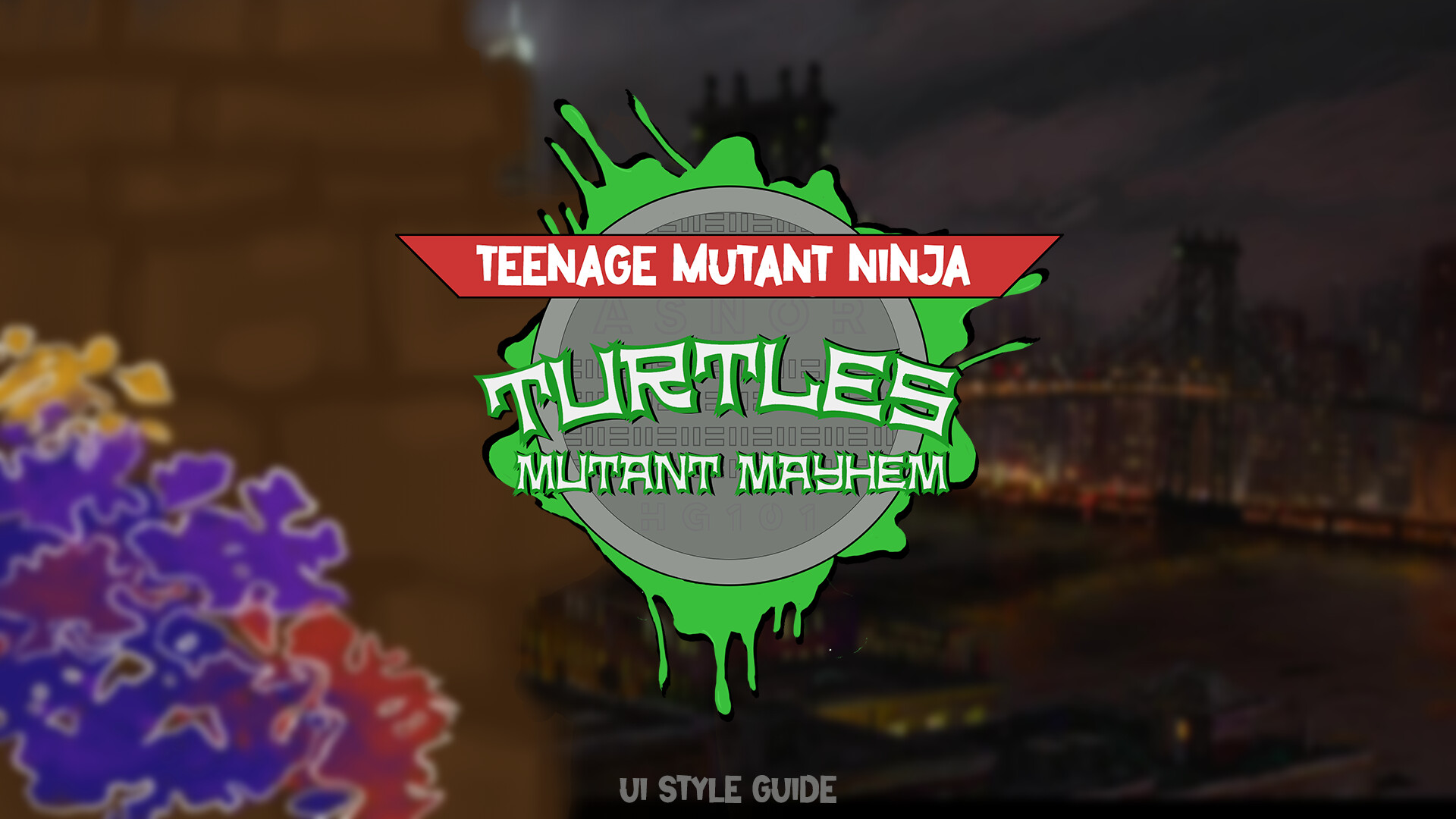 ArtStation - TMNT Mutant Mayhem Fighting Game UI (Fanmade)
