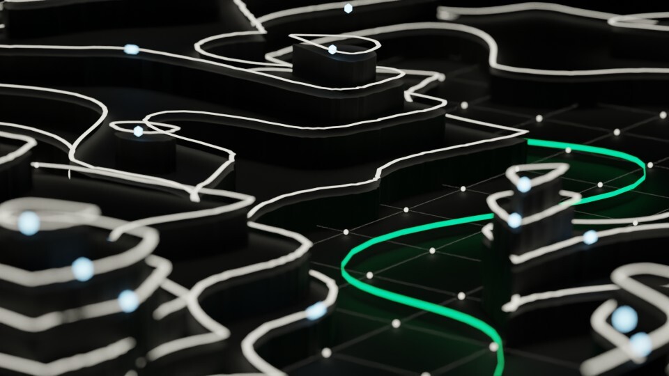 ArtStation - Abstract 3D Map