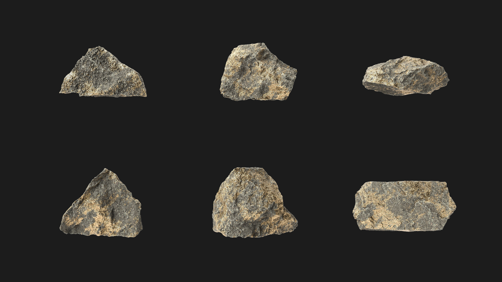 ArtStation - Gold Ore Asset - Megascans Retexture - Unannounced Project