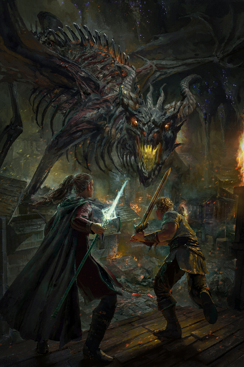 ArtStation - Dragon Wars Book 10 by Craig Halloran